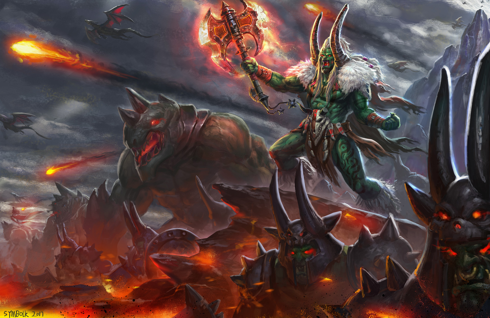 ArtStation - The expedition of the orcs