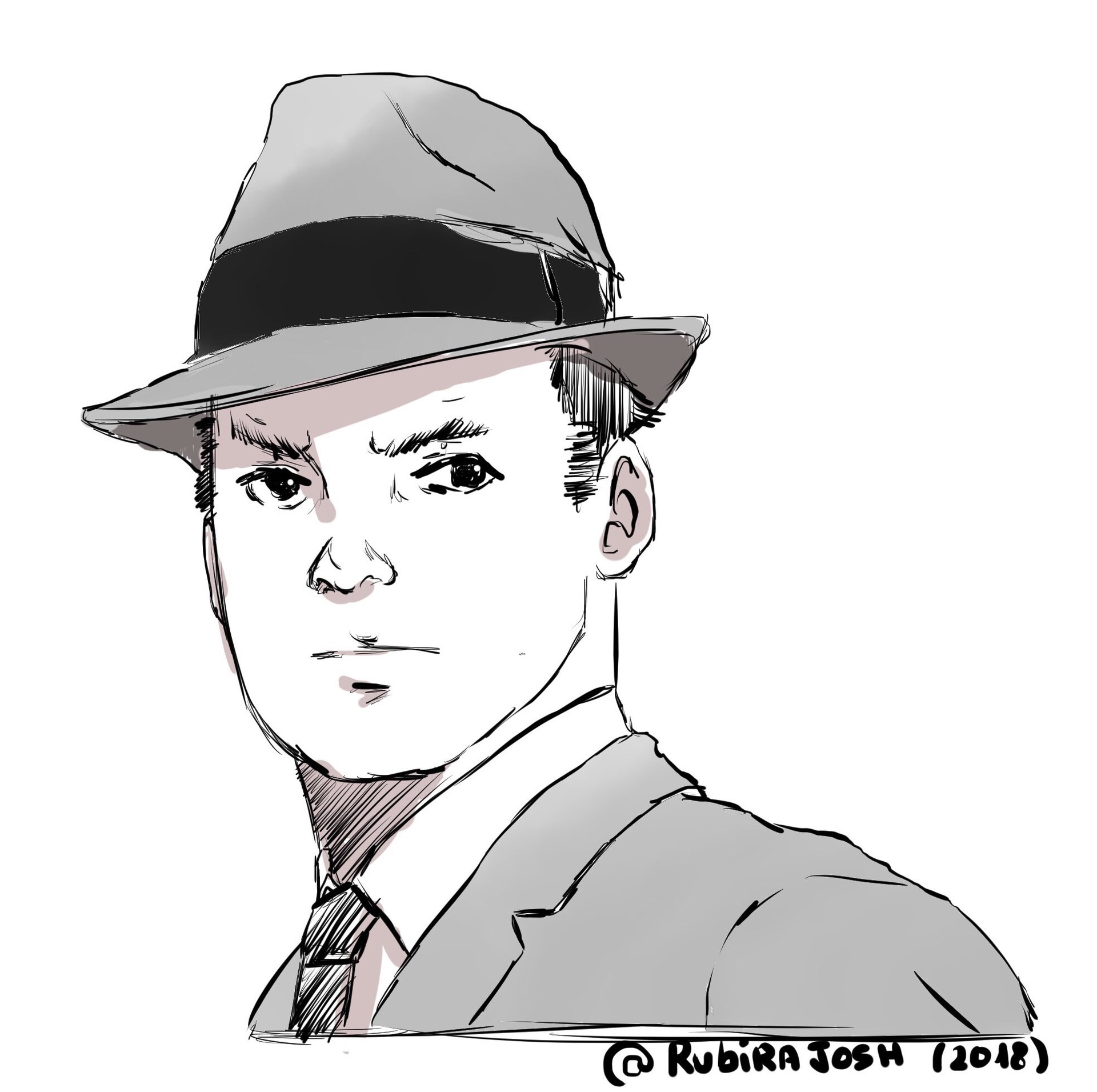 ArtStation - Hat man - 2018 - Digital art