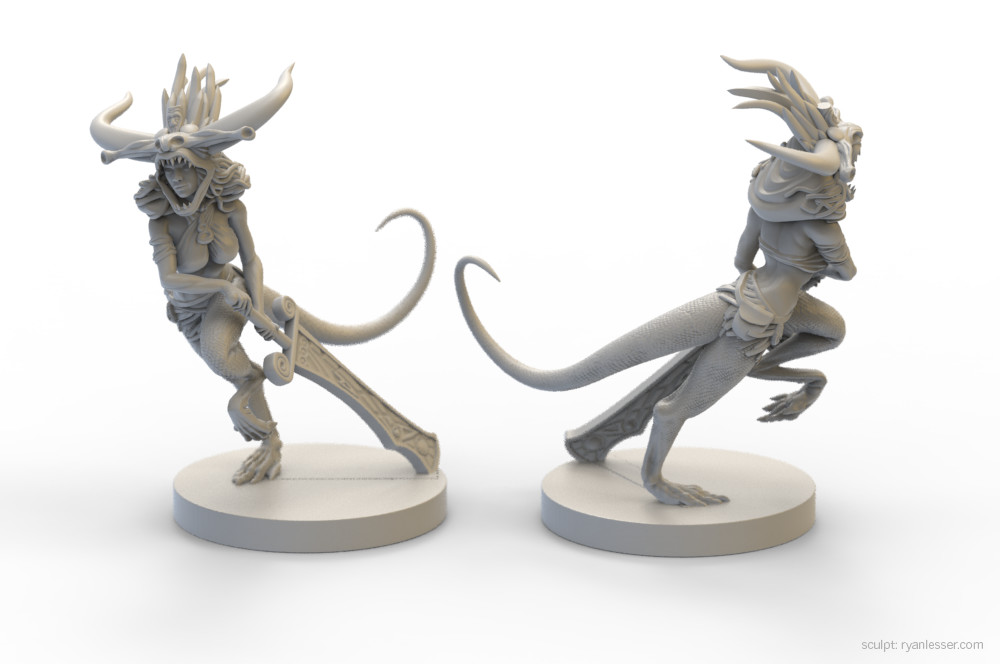 Ryan Lesser - Reckless Deck Kickstarter Miniatures
