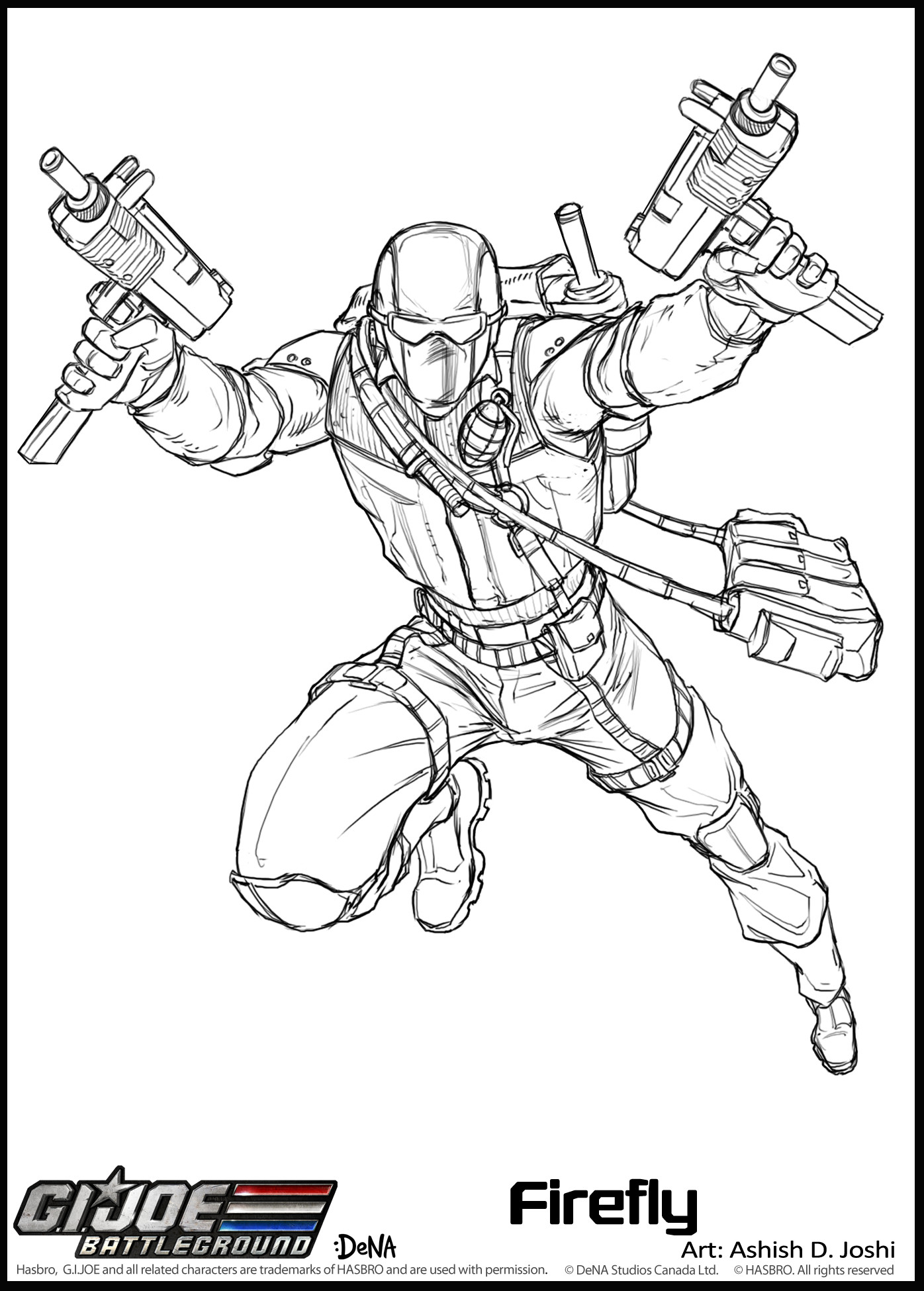 how to draw gi joe characters
