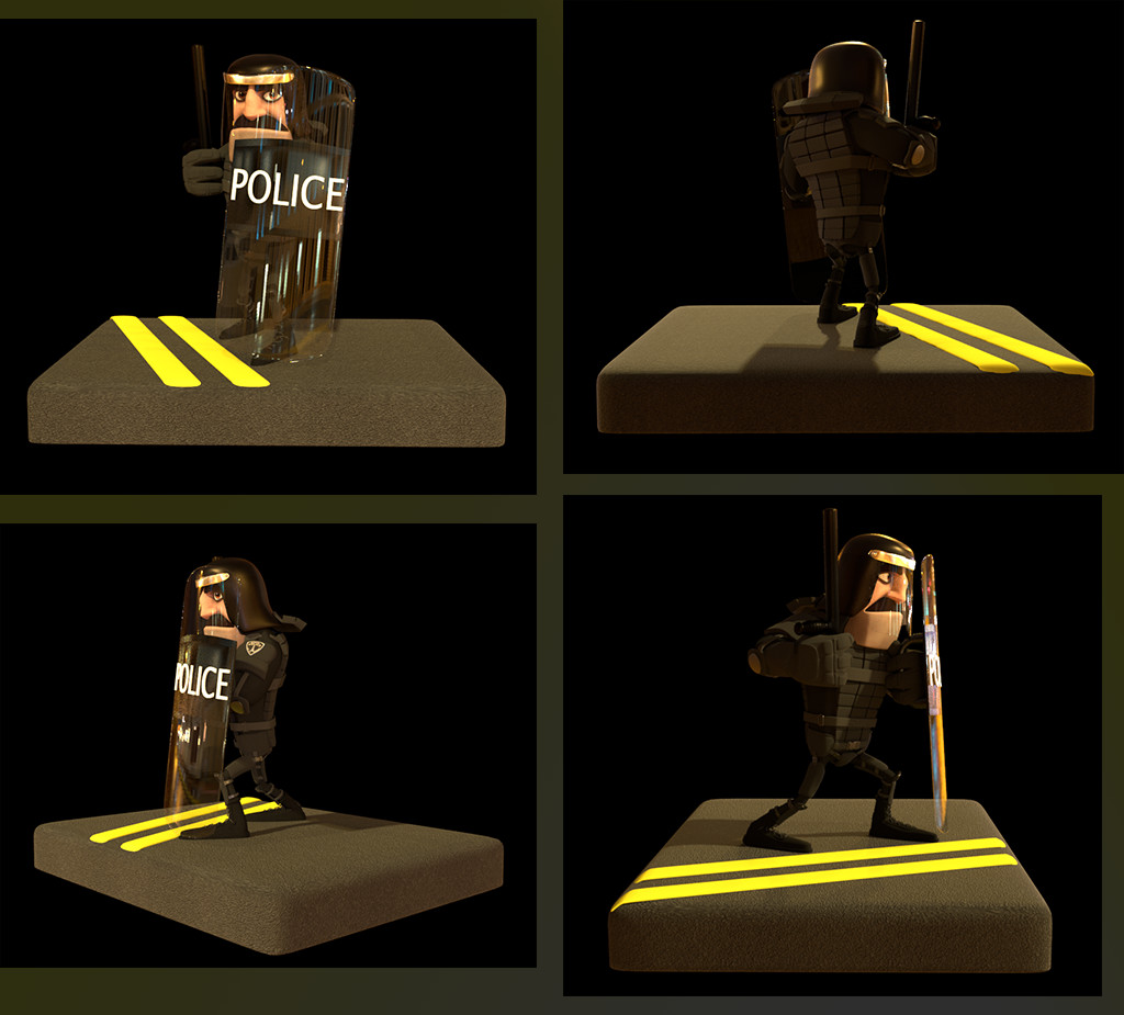 ArtStation - Jack Riot Police