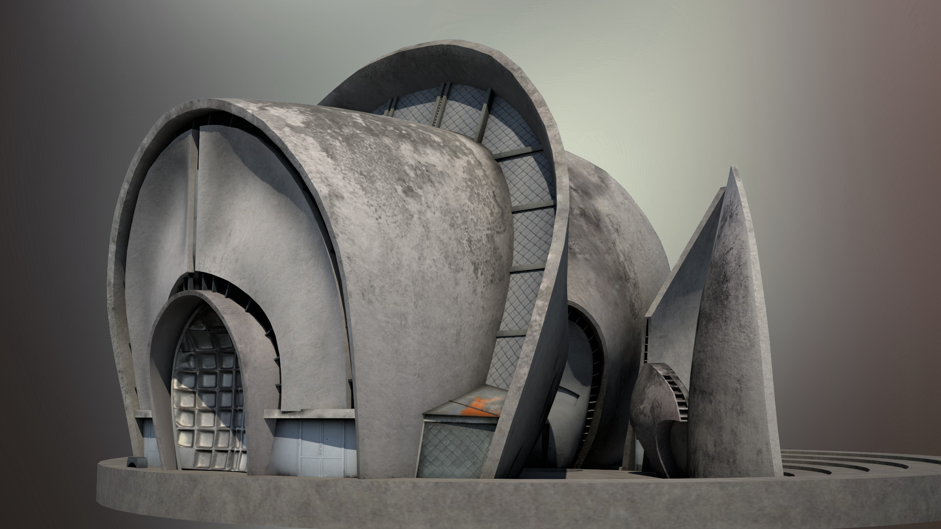 ArtStation - Crematorium at the Baykove cemetery