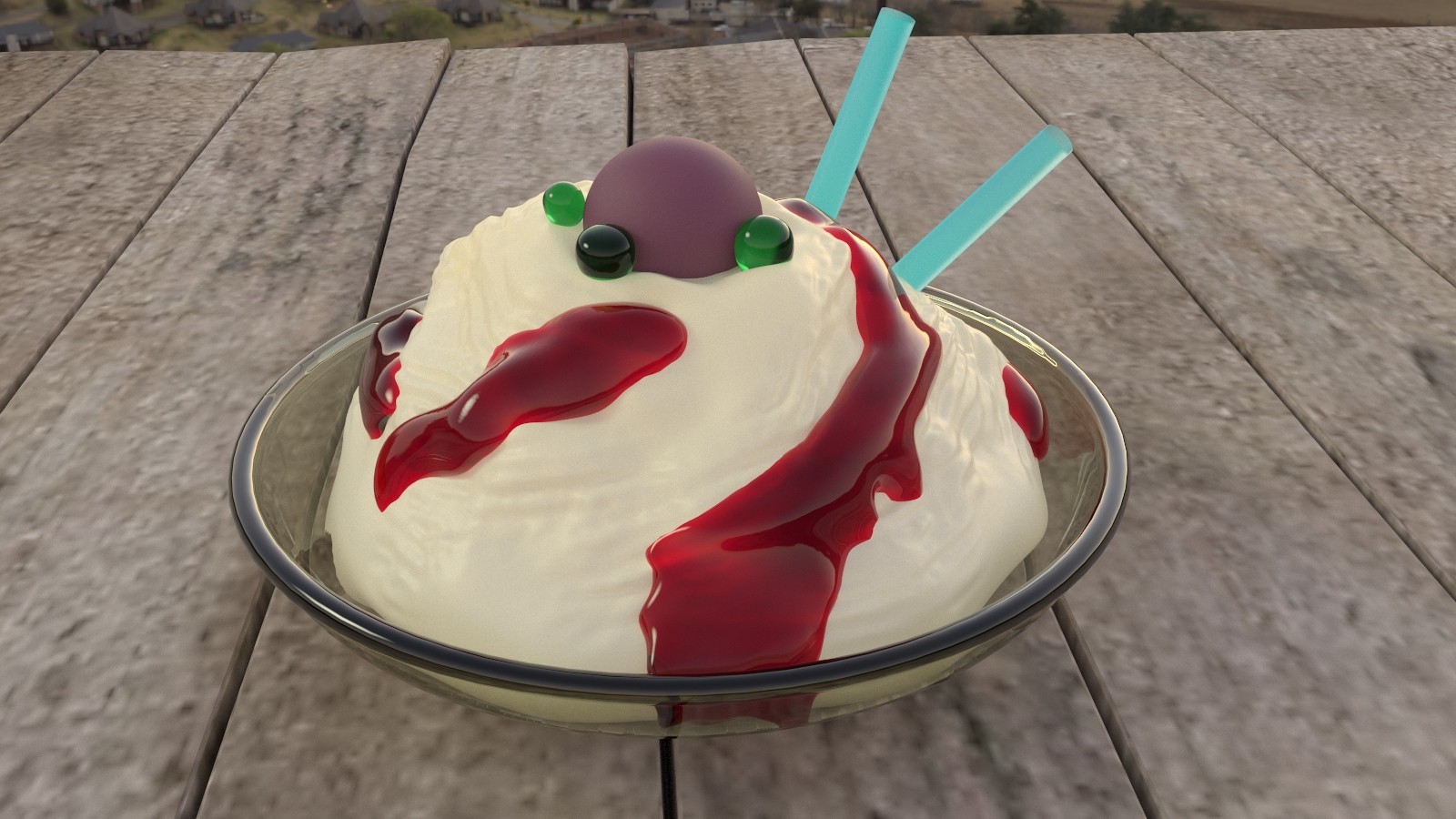 ArtStation - Redshift Ice Cream.