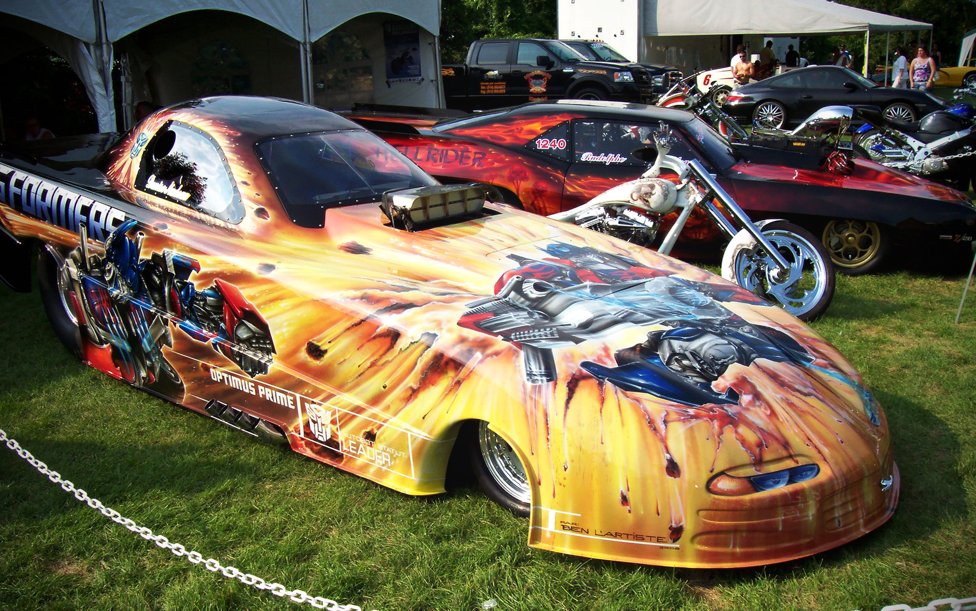 Ben National - Transformers Racing Car - Airbrush