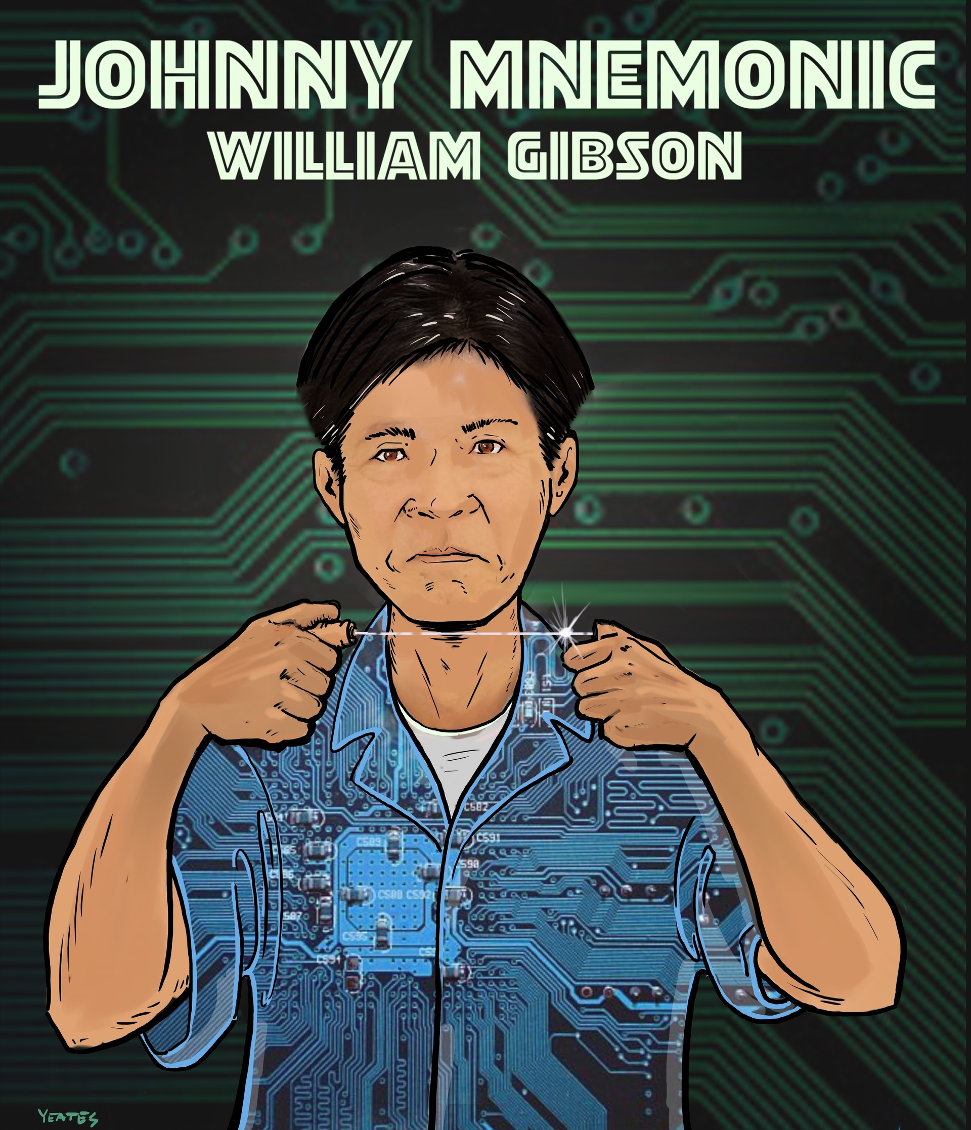 ArtStation - Johnny Mnemonic cover