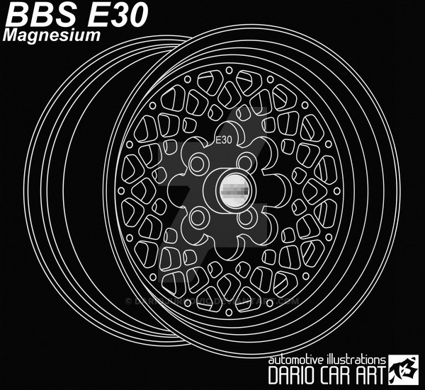 Dario Car Art - BBS Split Wheels Collection