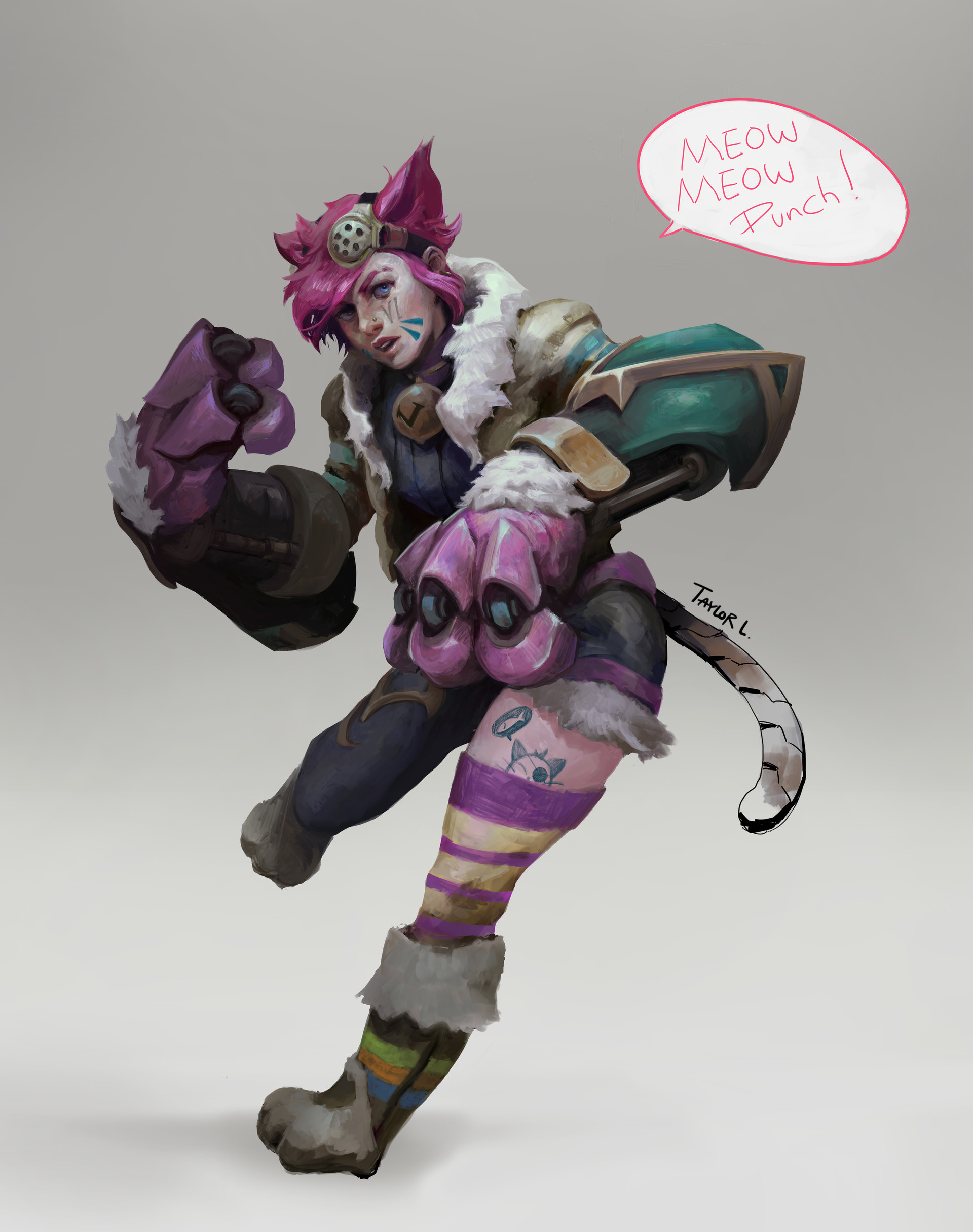 ArtStation - Fanart: Vi from League of Legends