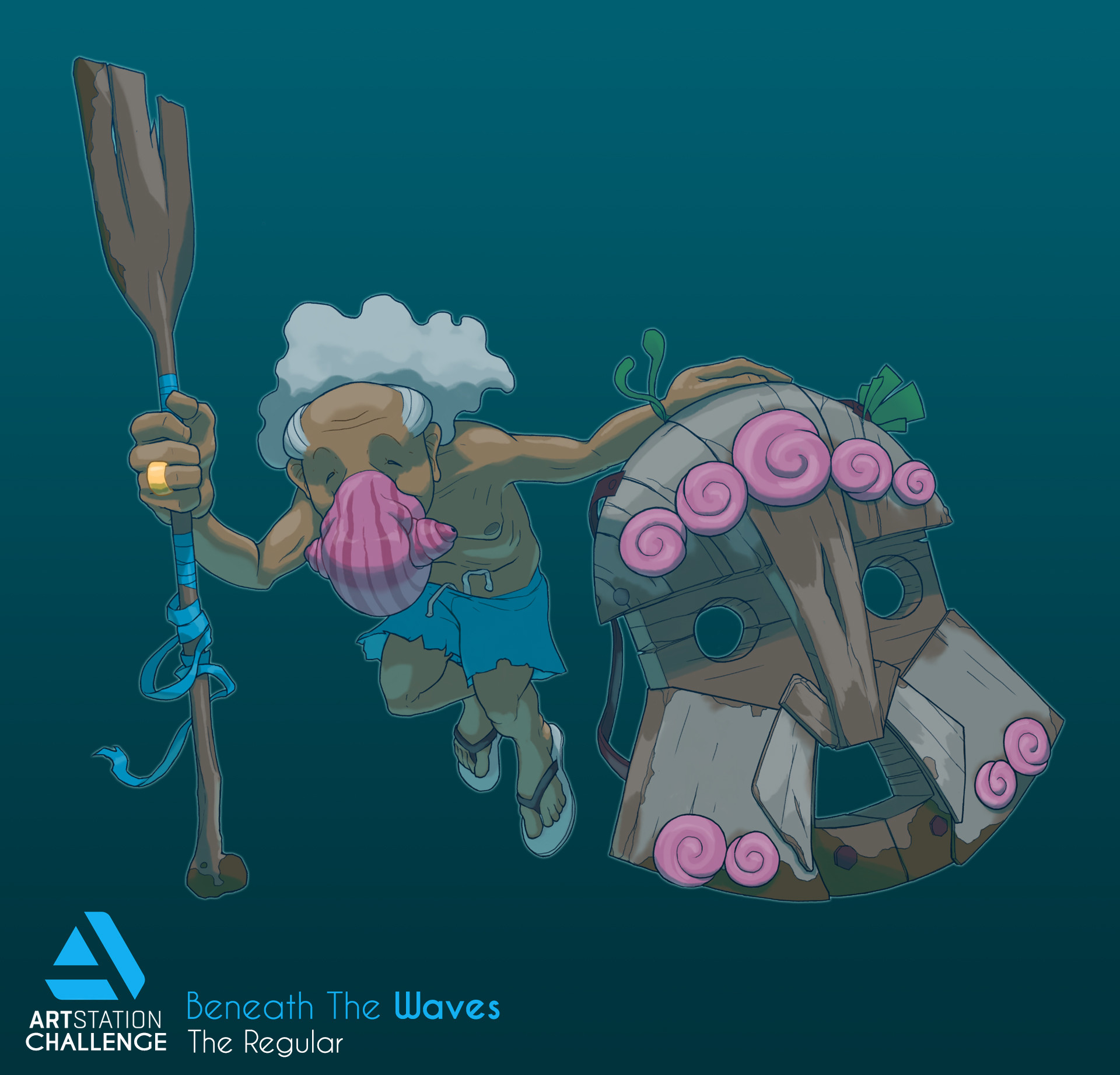 Benjamin ADAM - Artstation Challenge - Beneath The Waves - The Regular
