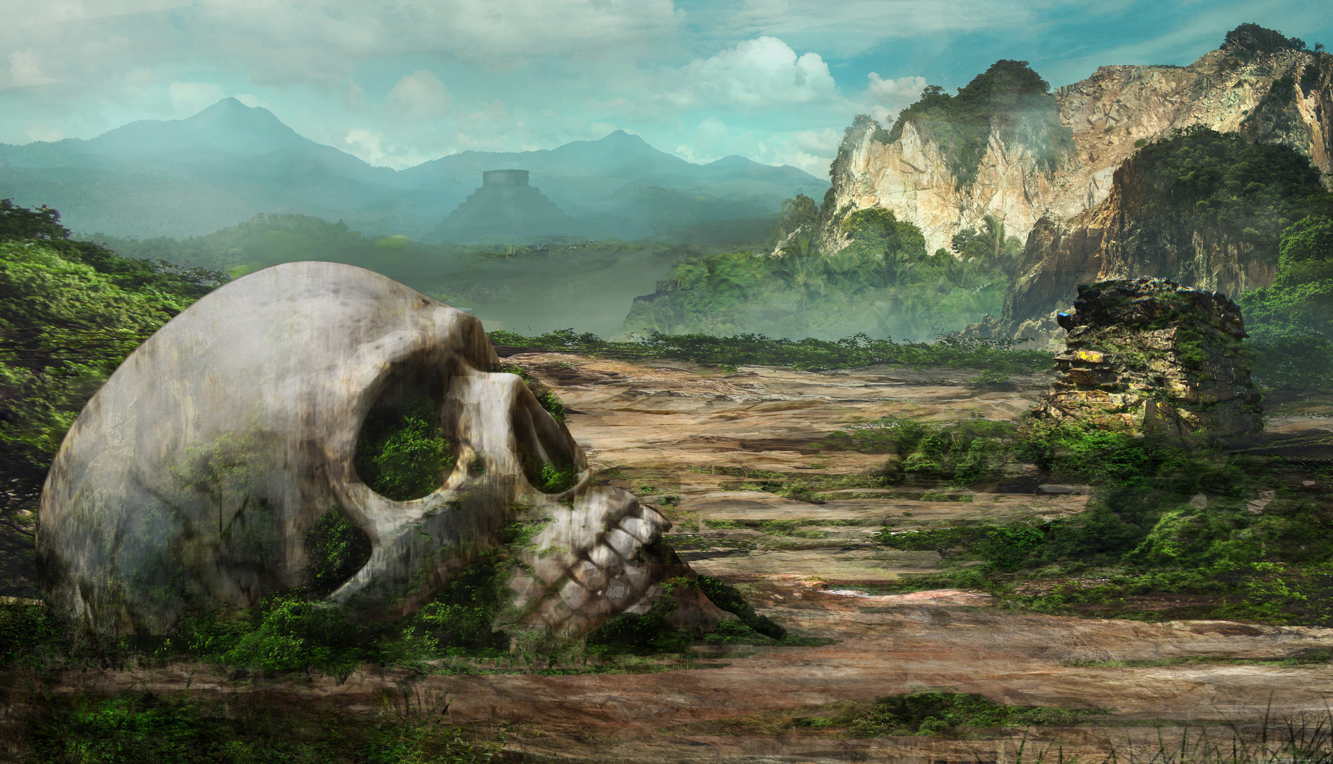 ArtStation - Giant Skull