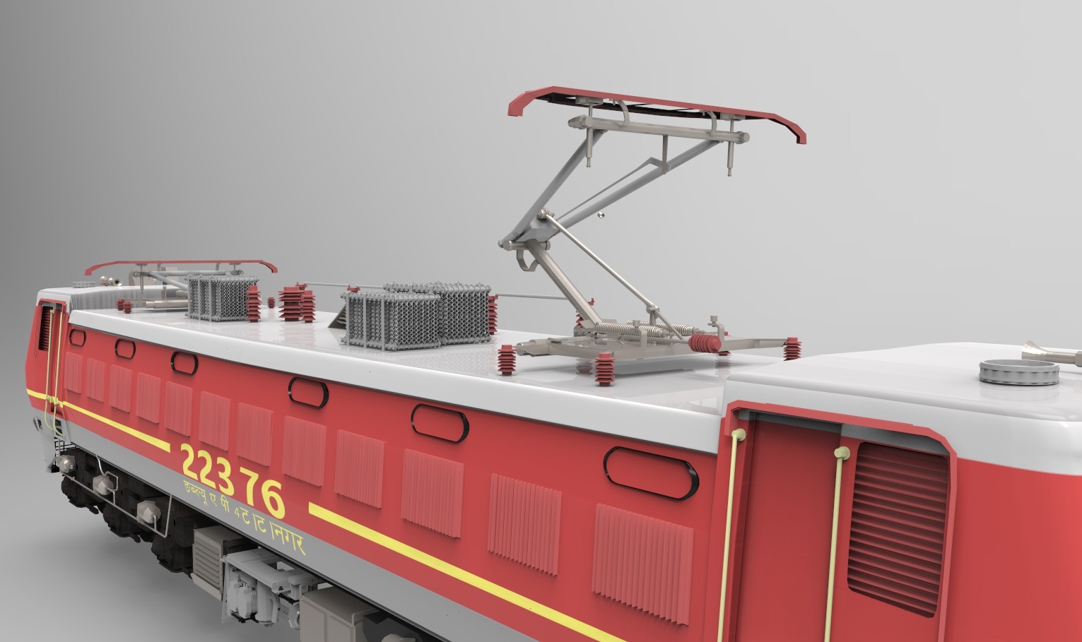 Akash Patnaik - Indian locomotive class WAP-4 Engine (Indian Railway) (WIP)