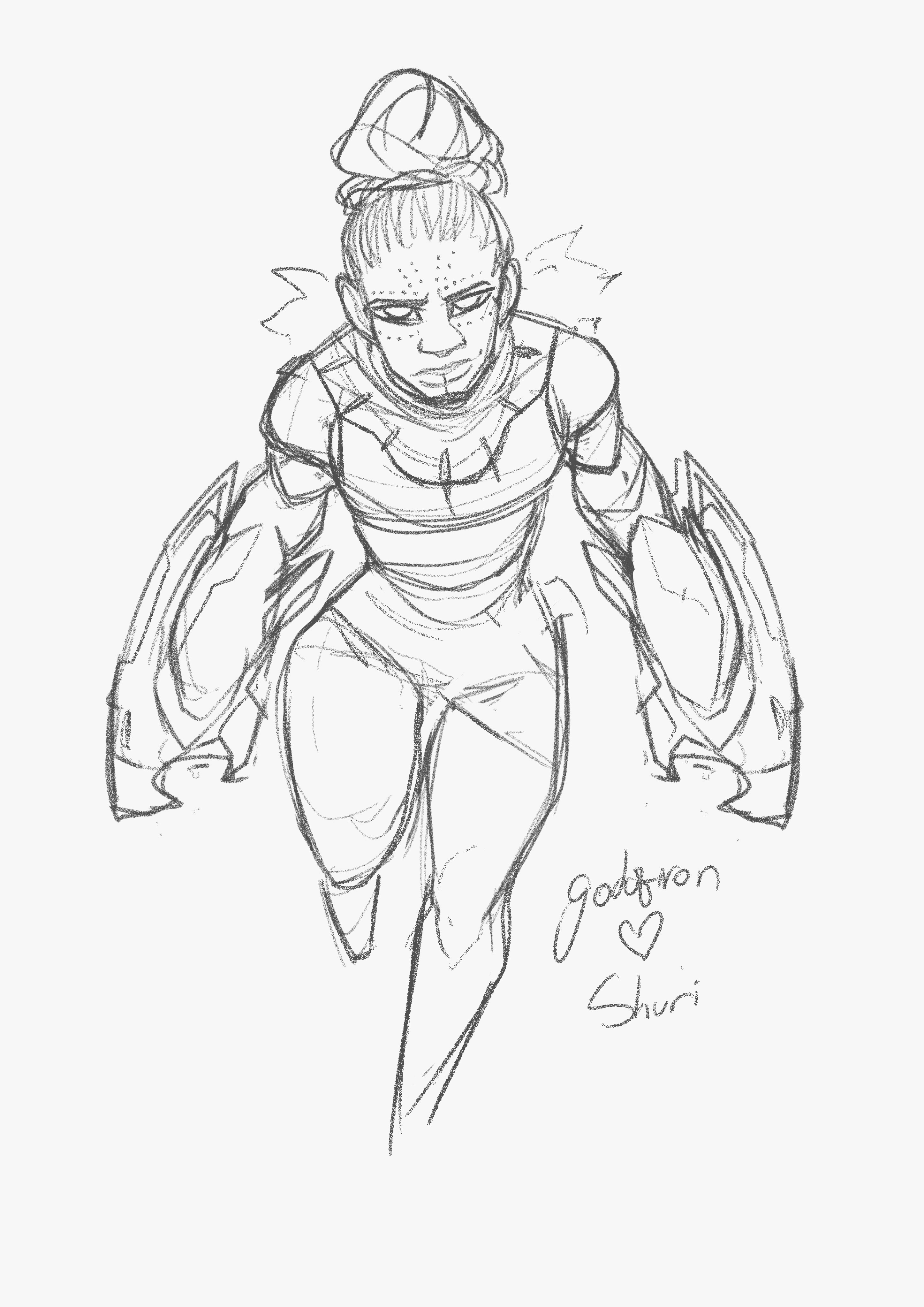 shuri coloring pages