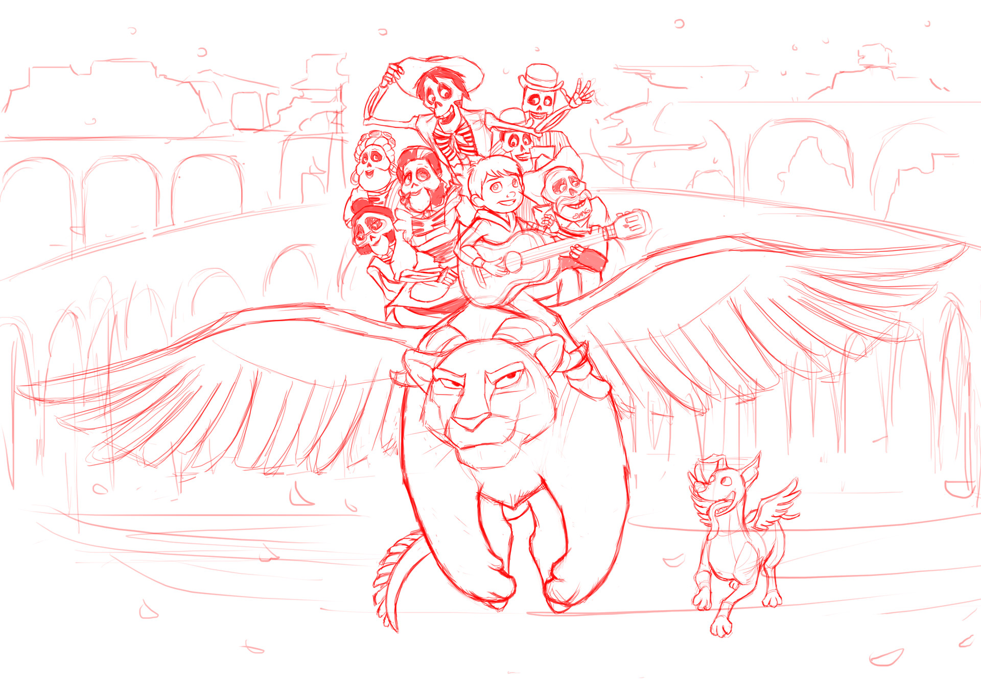 pepita coco coloring pages