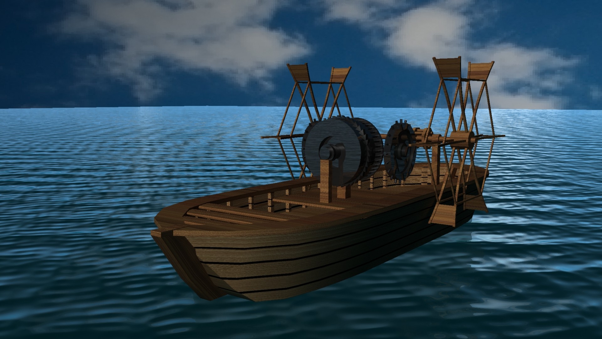 ArtStation - Paddle Boat