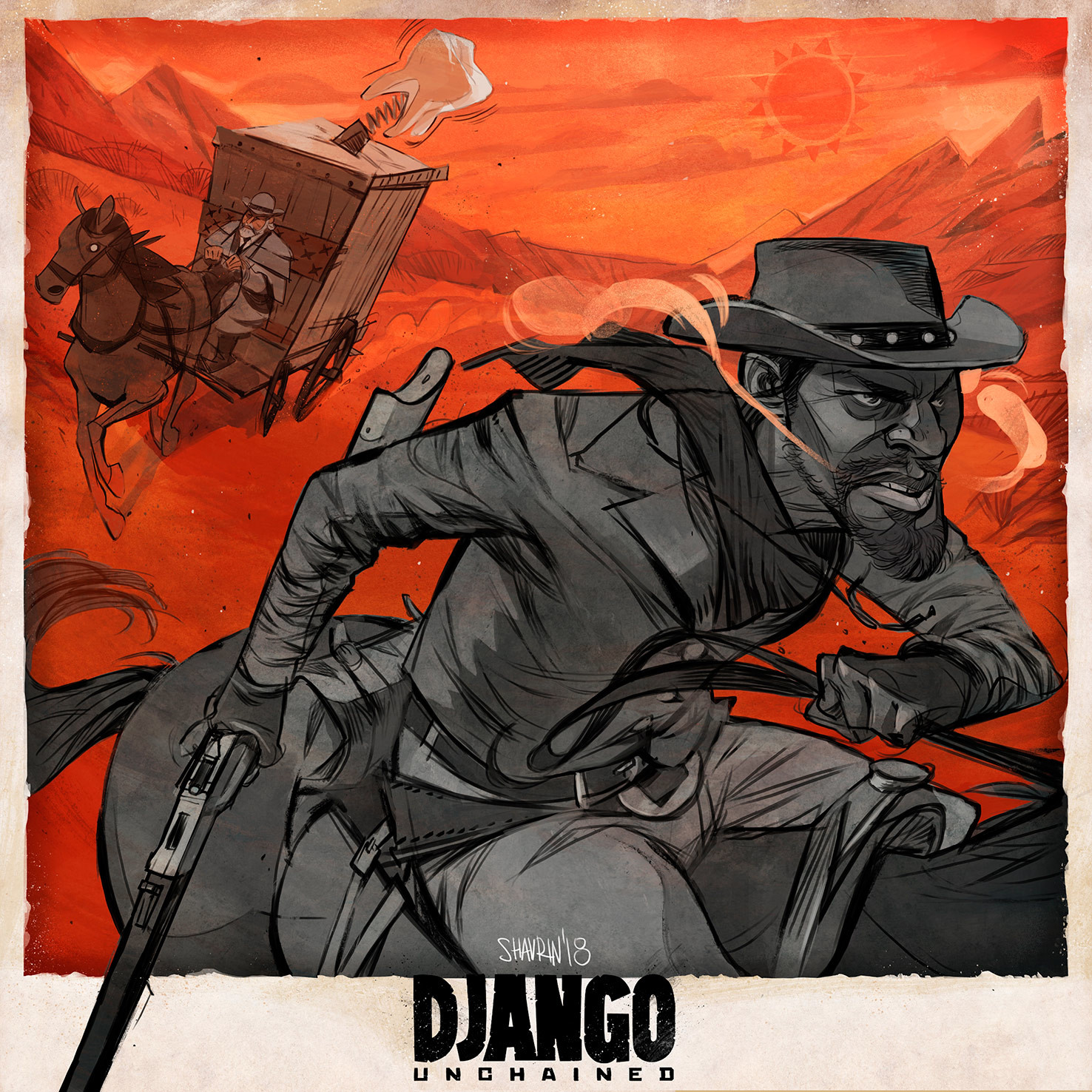 Django Unchained Art