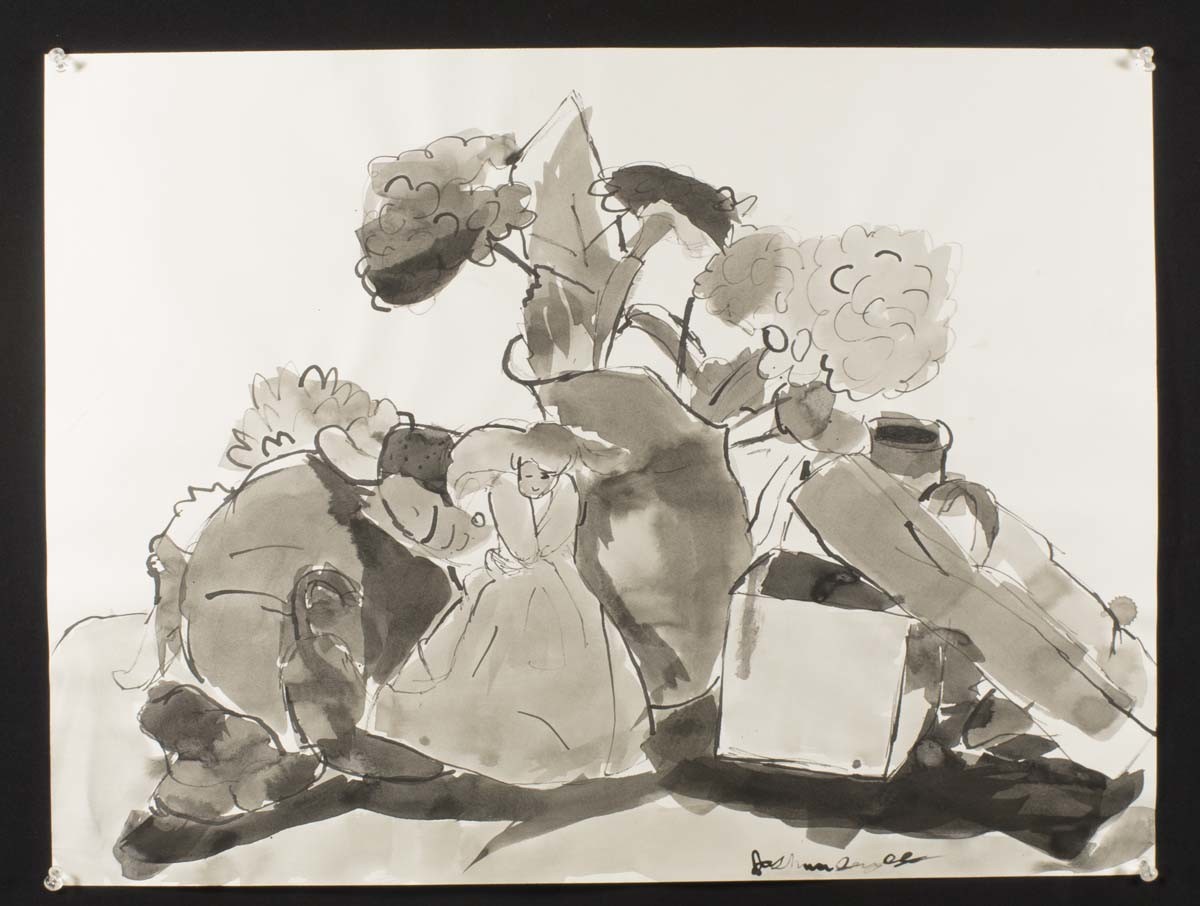 ArtStation - Ink-wash still life