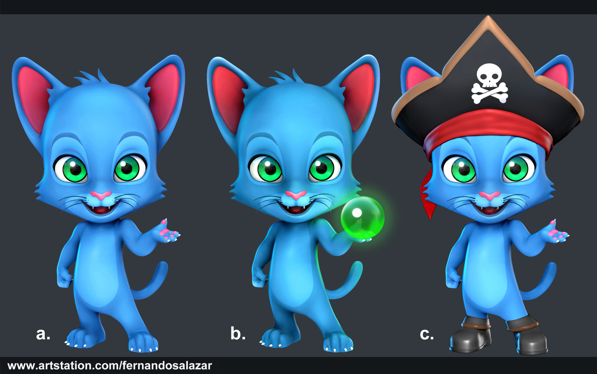 Fernando Salazar - Cat Design for Mobile Game