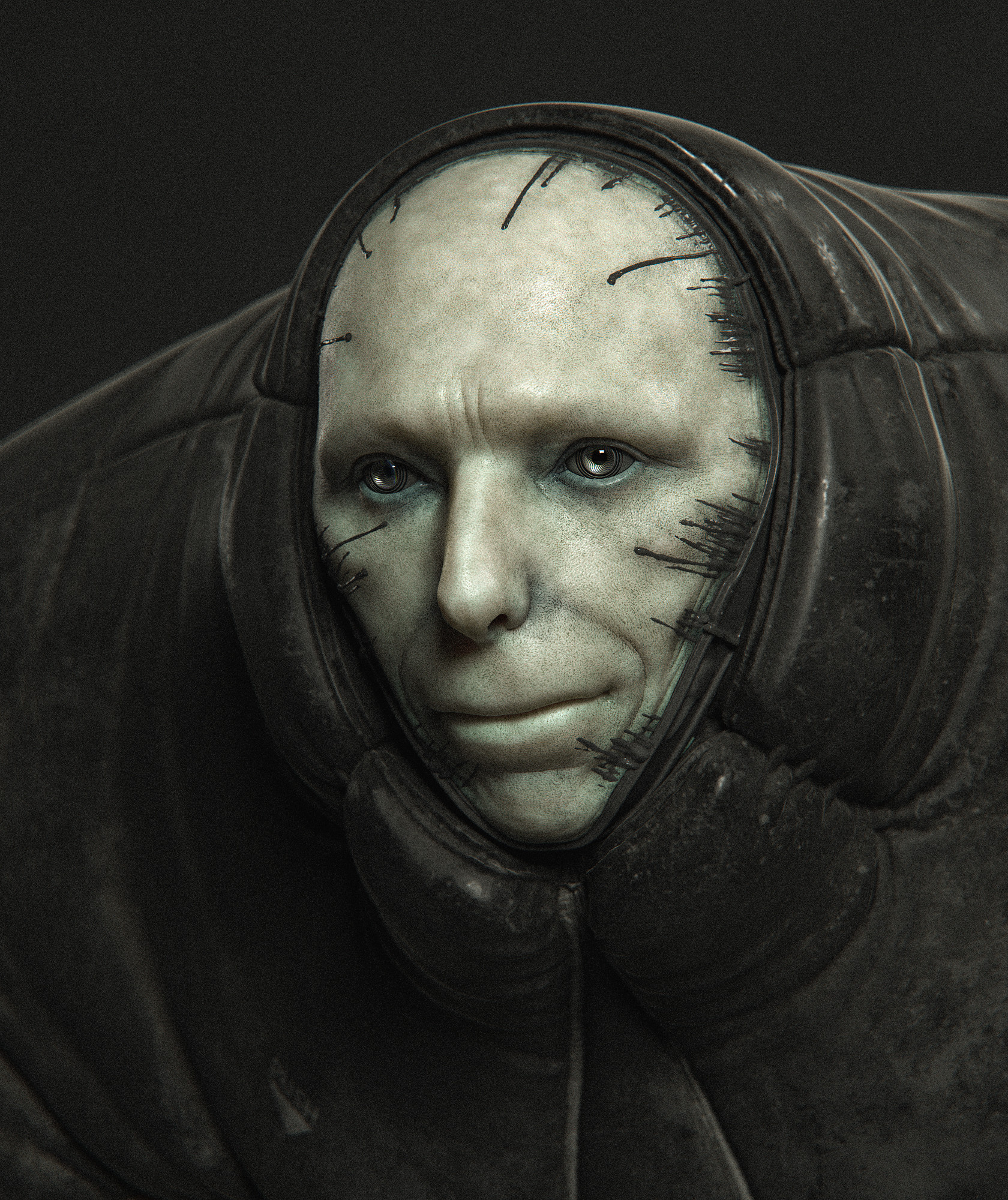 Taciturn Cyborg by Rodion Vlasov : r/ImaginaryCharacters