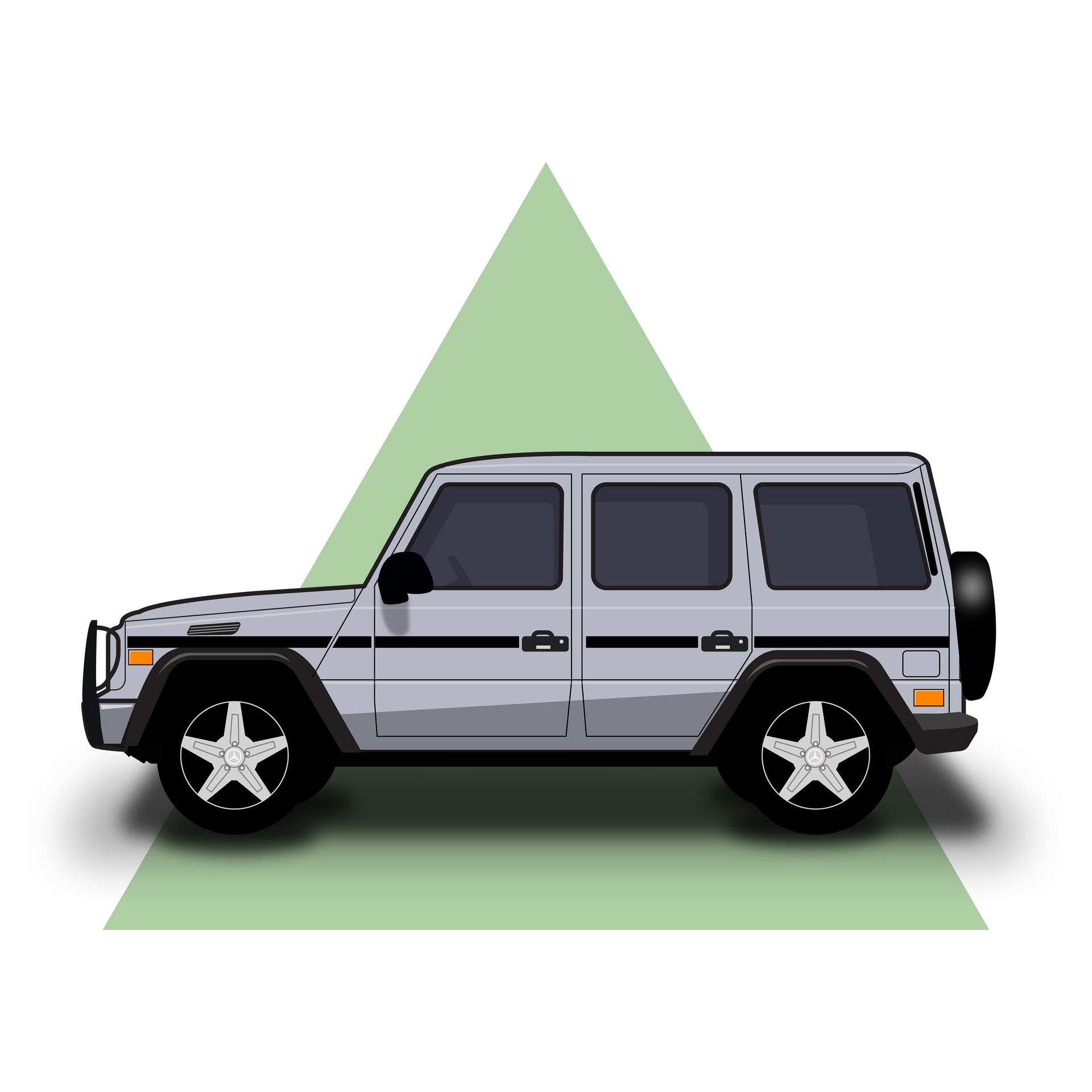 Artur Ciecierski - Mercedes-Benz G-Class - Illustration