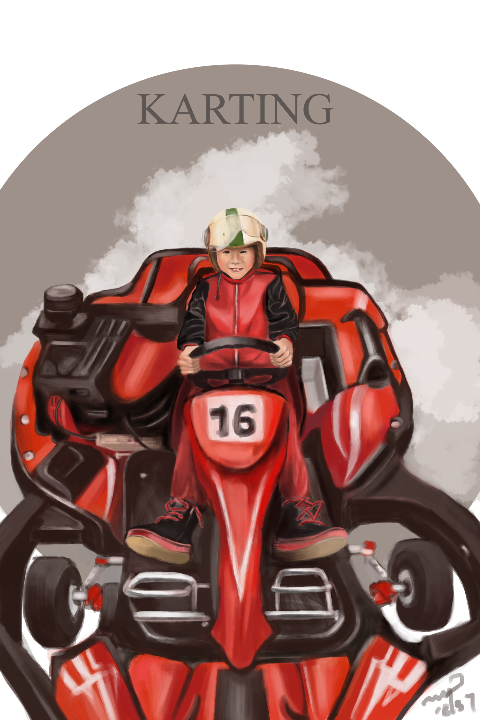 ArtStation - Racing driver