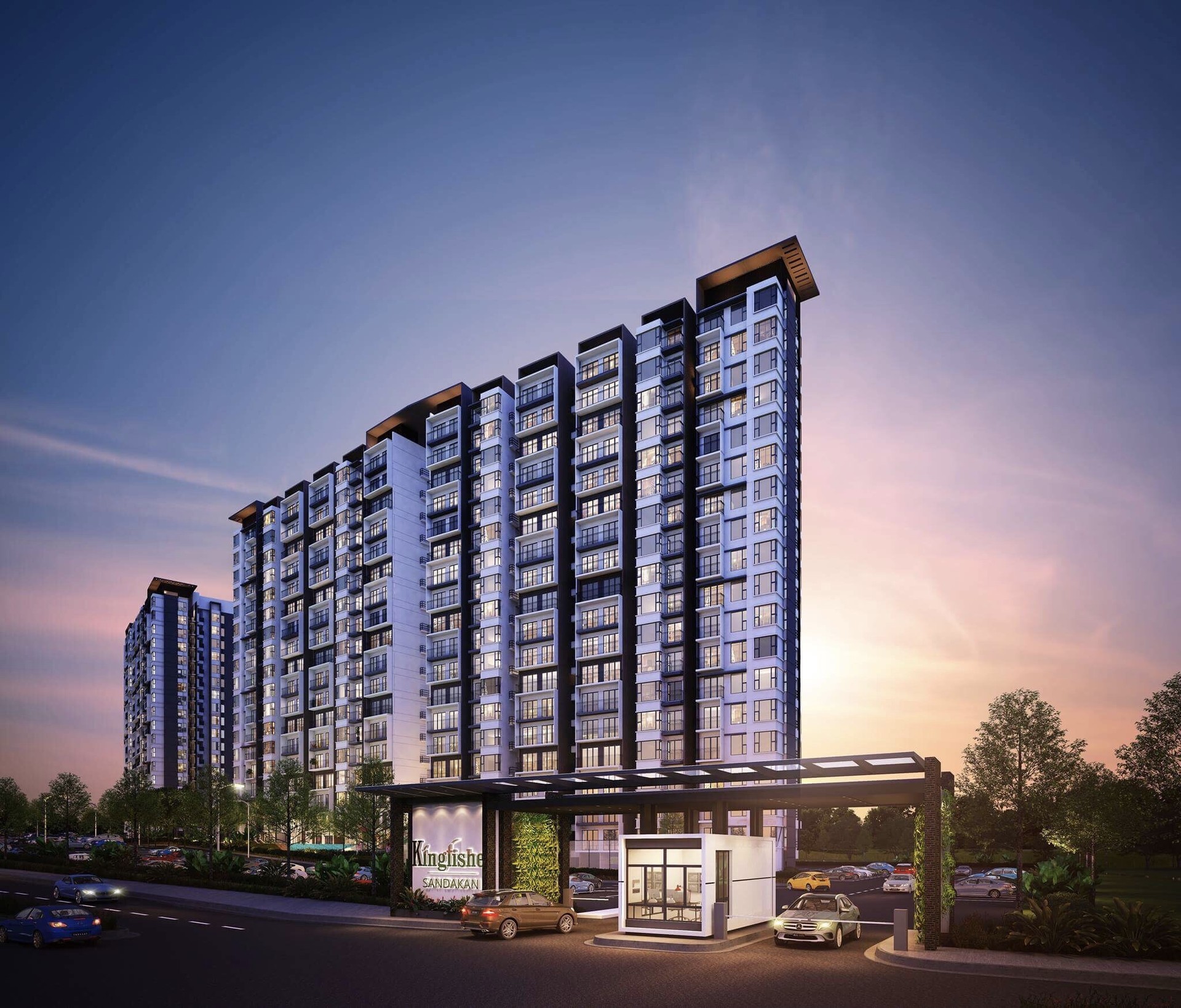 ArtStation - Condo aerial view