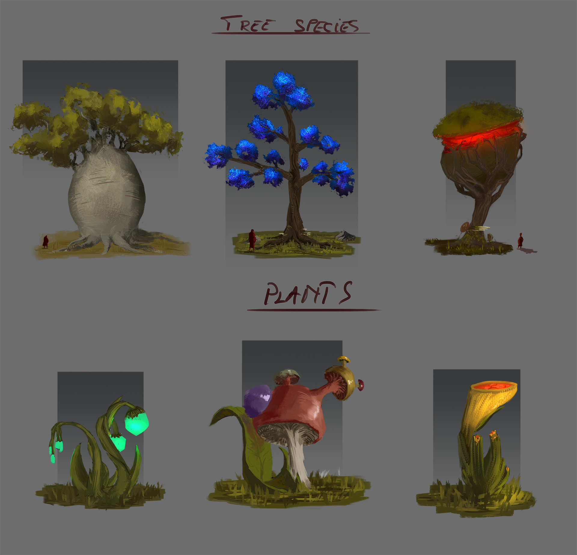 ArtStation - Foliage concept art