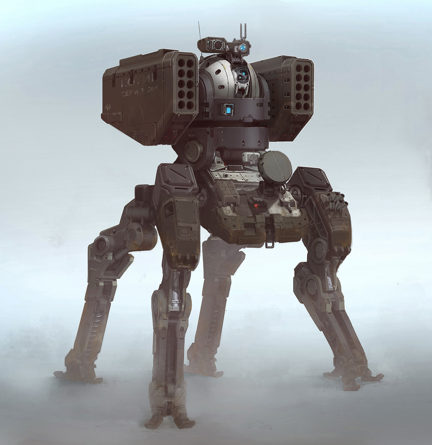 ArtStation - Walking MLRS