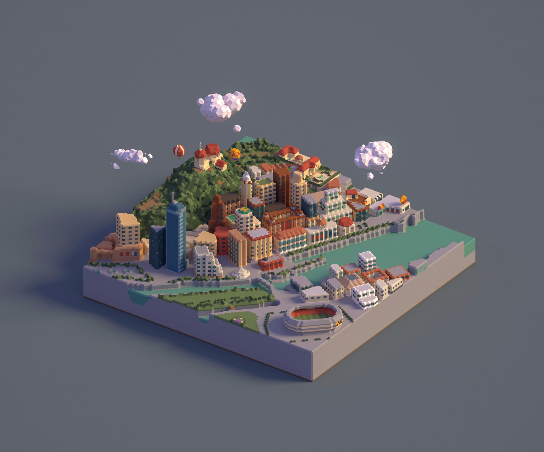 ArtStation - sun city