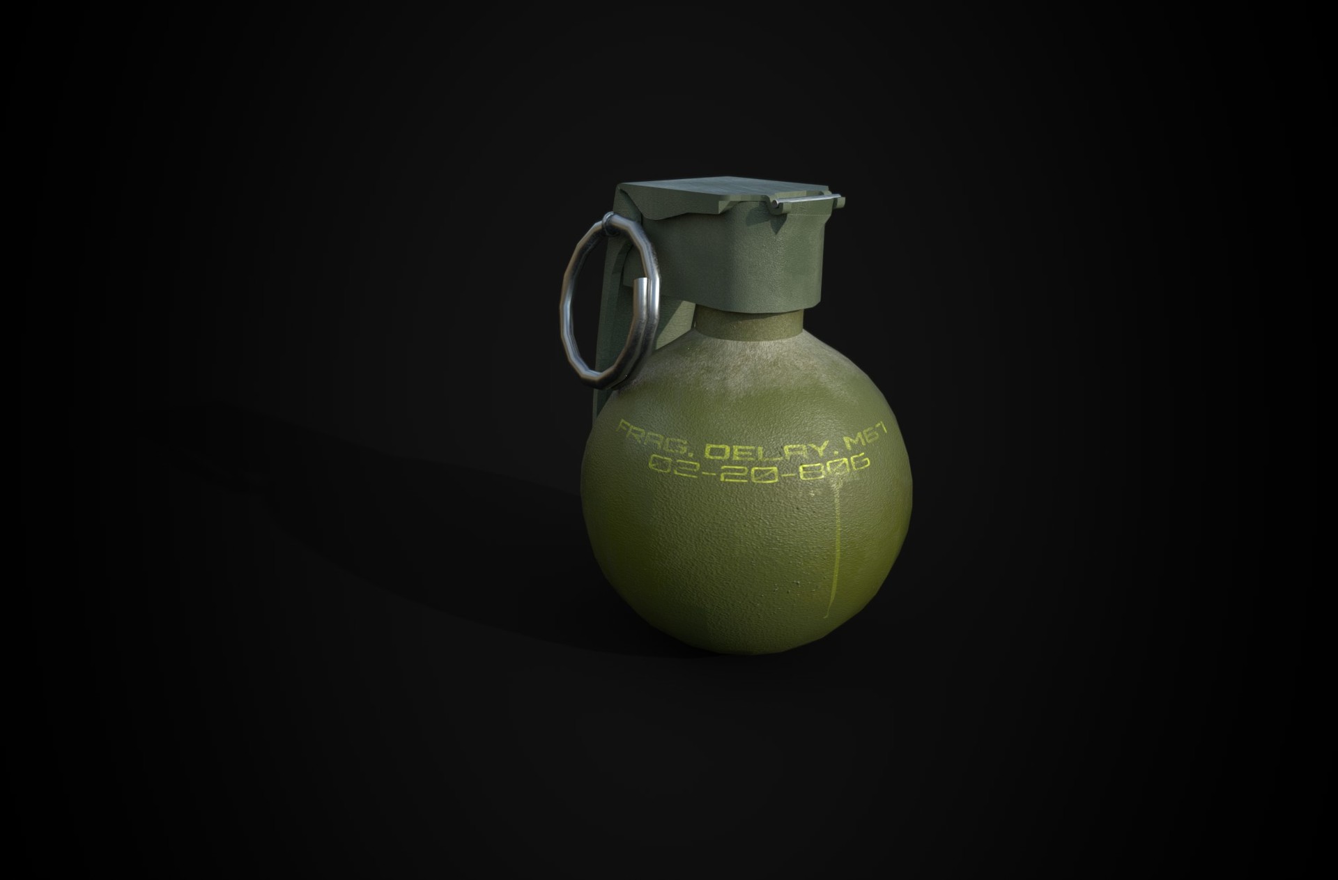 ArtStation - M67 Grenade