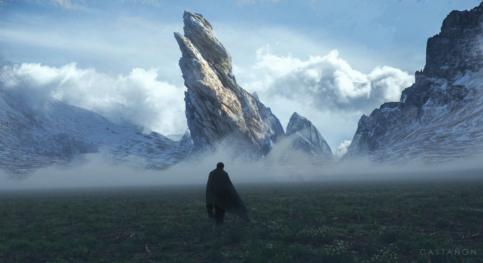 ArtStation - Approaching Útgard, abode of the Jötunn, Luis Alvarez Castañon