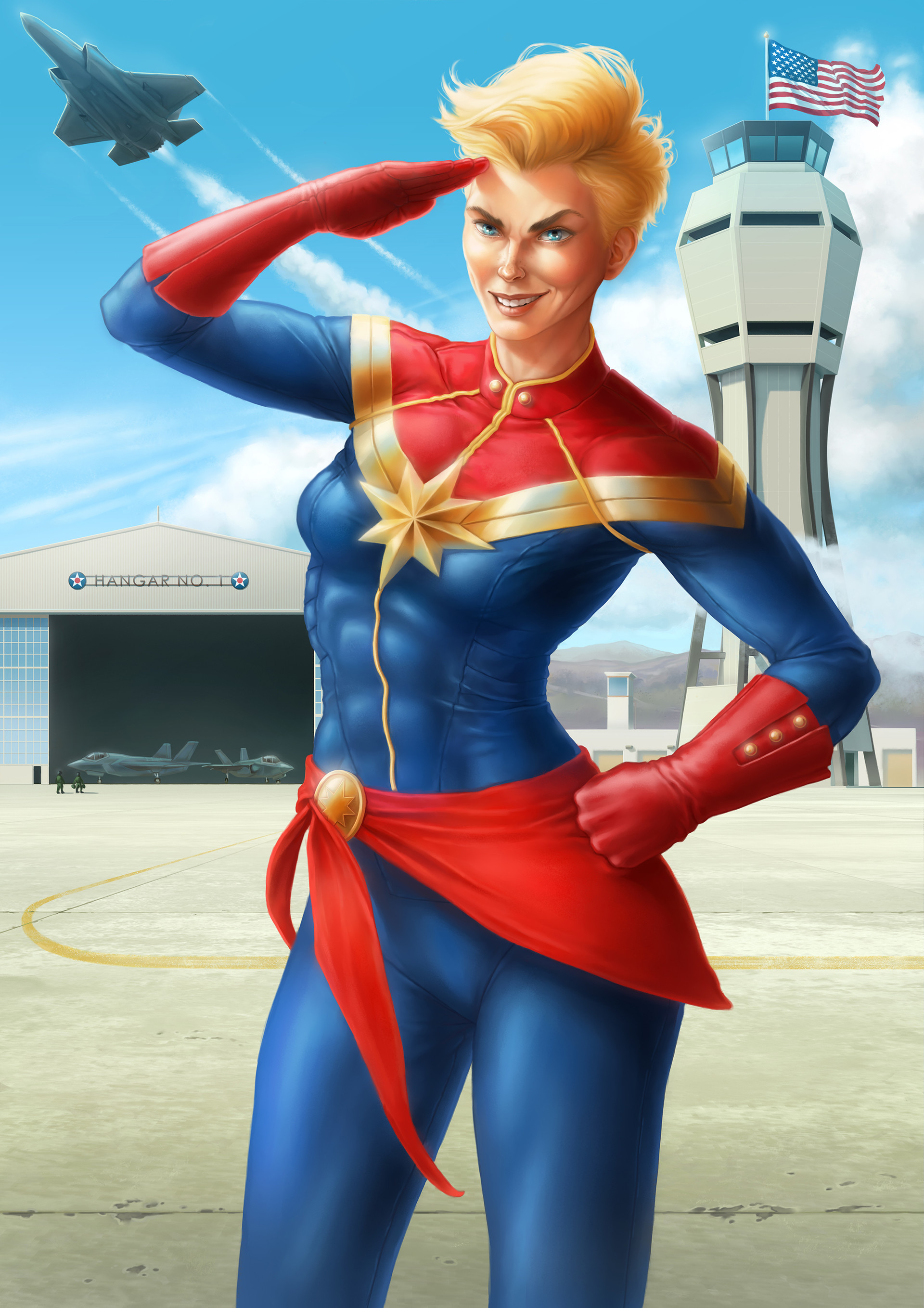 ArtStation - Captain Marvel