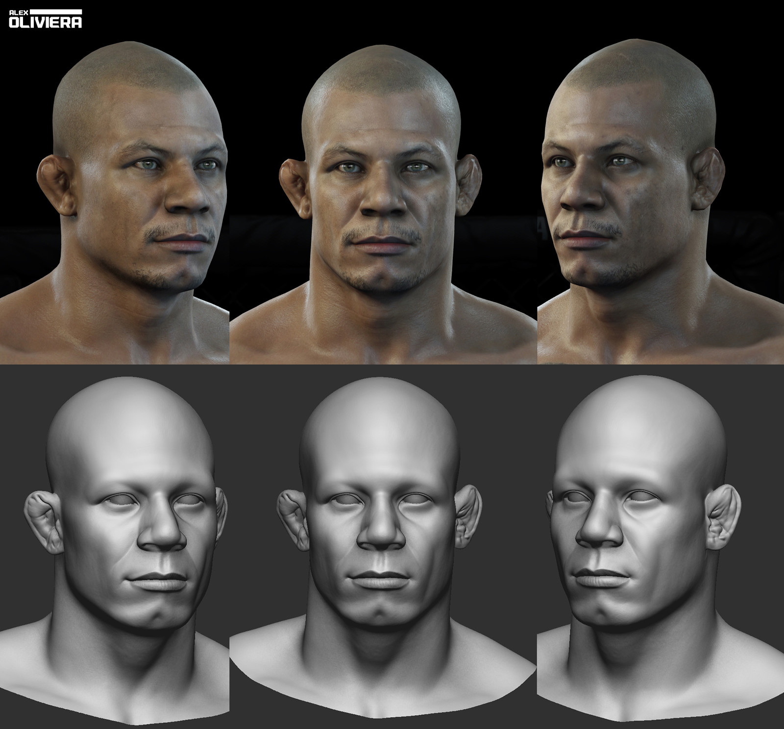 Matthew Briglio - UFC3 Character Art