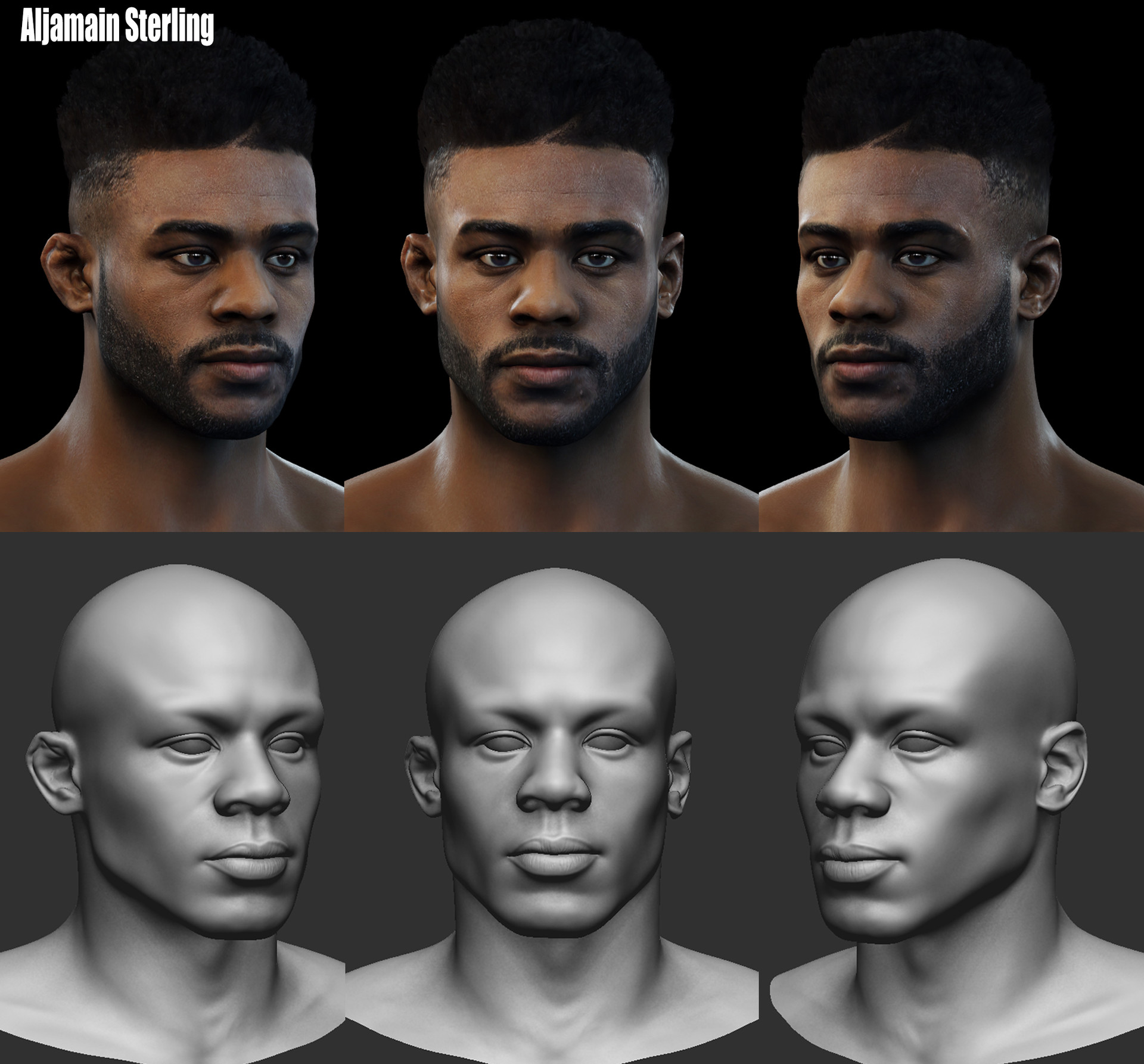 Matthew Briglio - UFC3 Character Art
