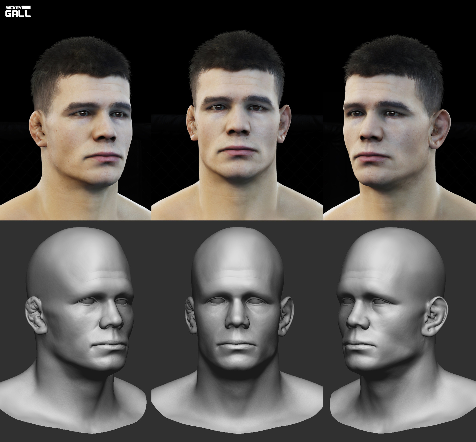 Matthew Briglio - UFC3 Character Art