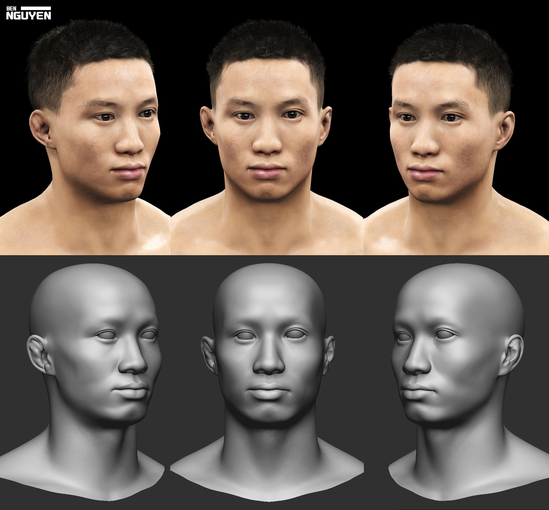 Matthew Briglio - UFC3 Character Art