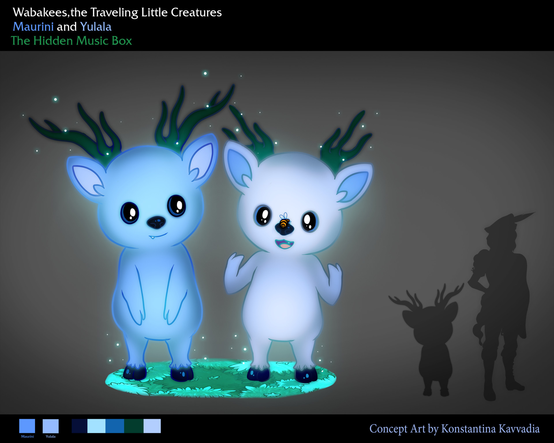 ArtStation - Wabakees, the Traveling Little Creatures