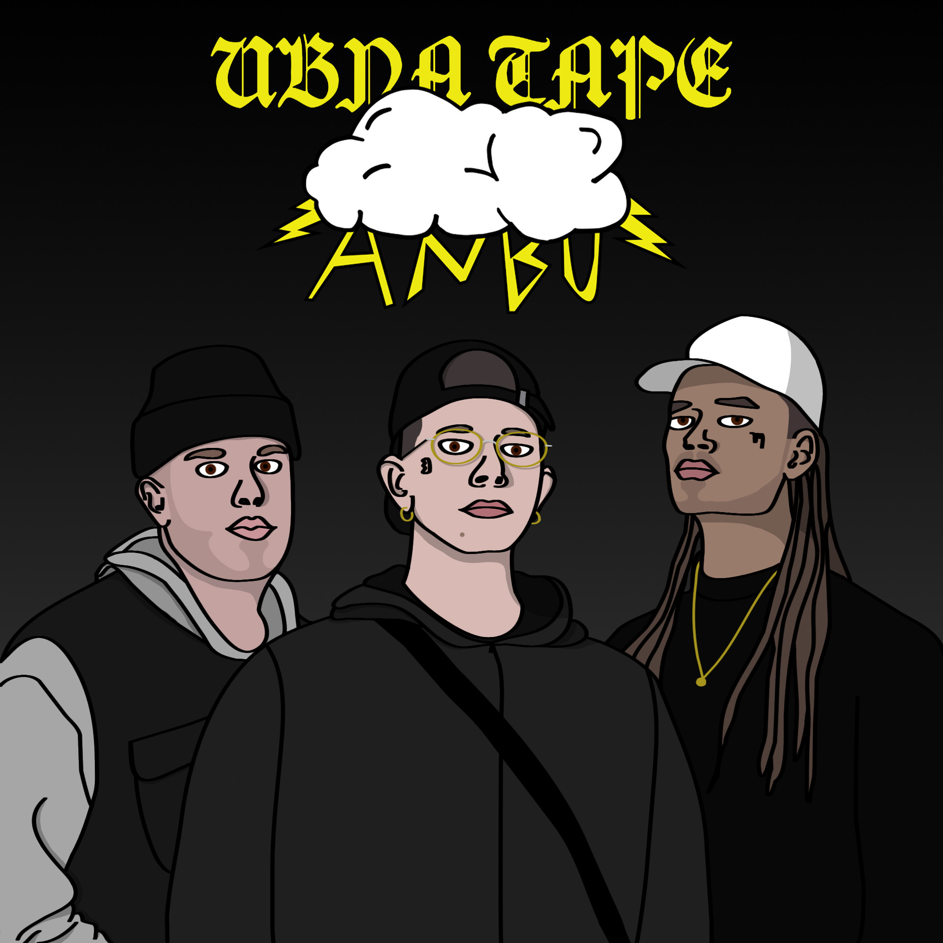 ArtStation - "Anbu Gang" Ubna Tape album artwork