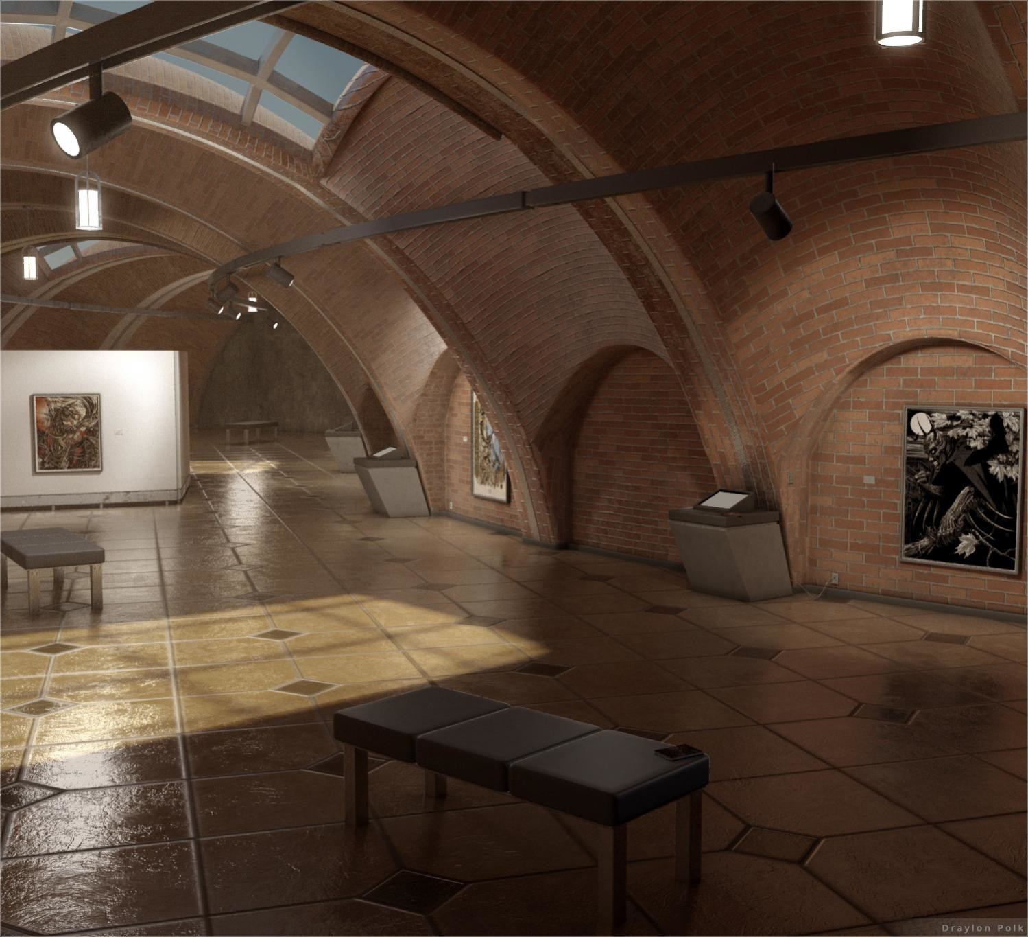 ArtStation - Underground Art Gallery