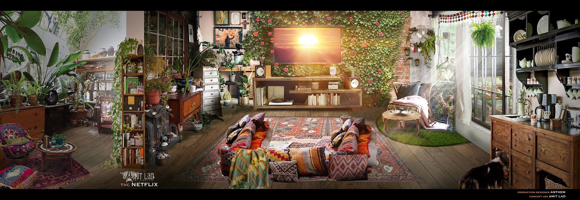 ArtStation - Netflix TVC Concept set design