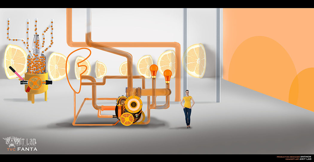 ArtStation - TVC FANTA -CONCEPT DESIGN