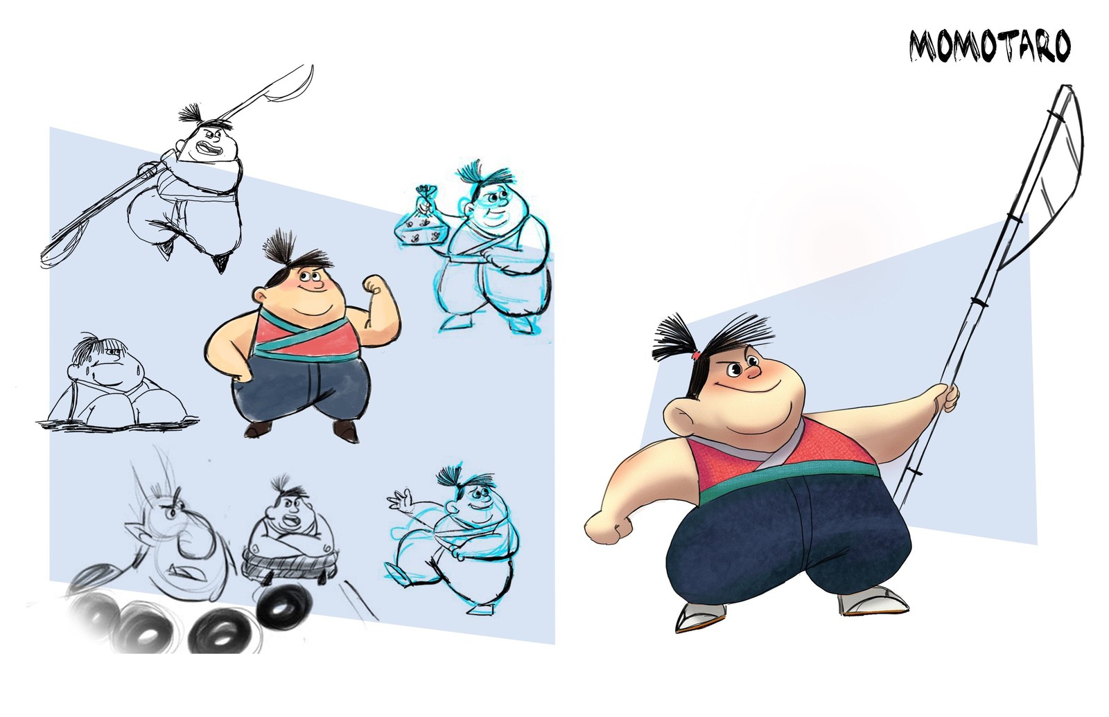 JC Hernandez - Momotaro Characters