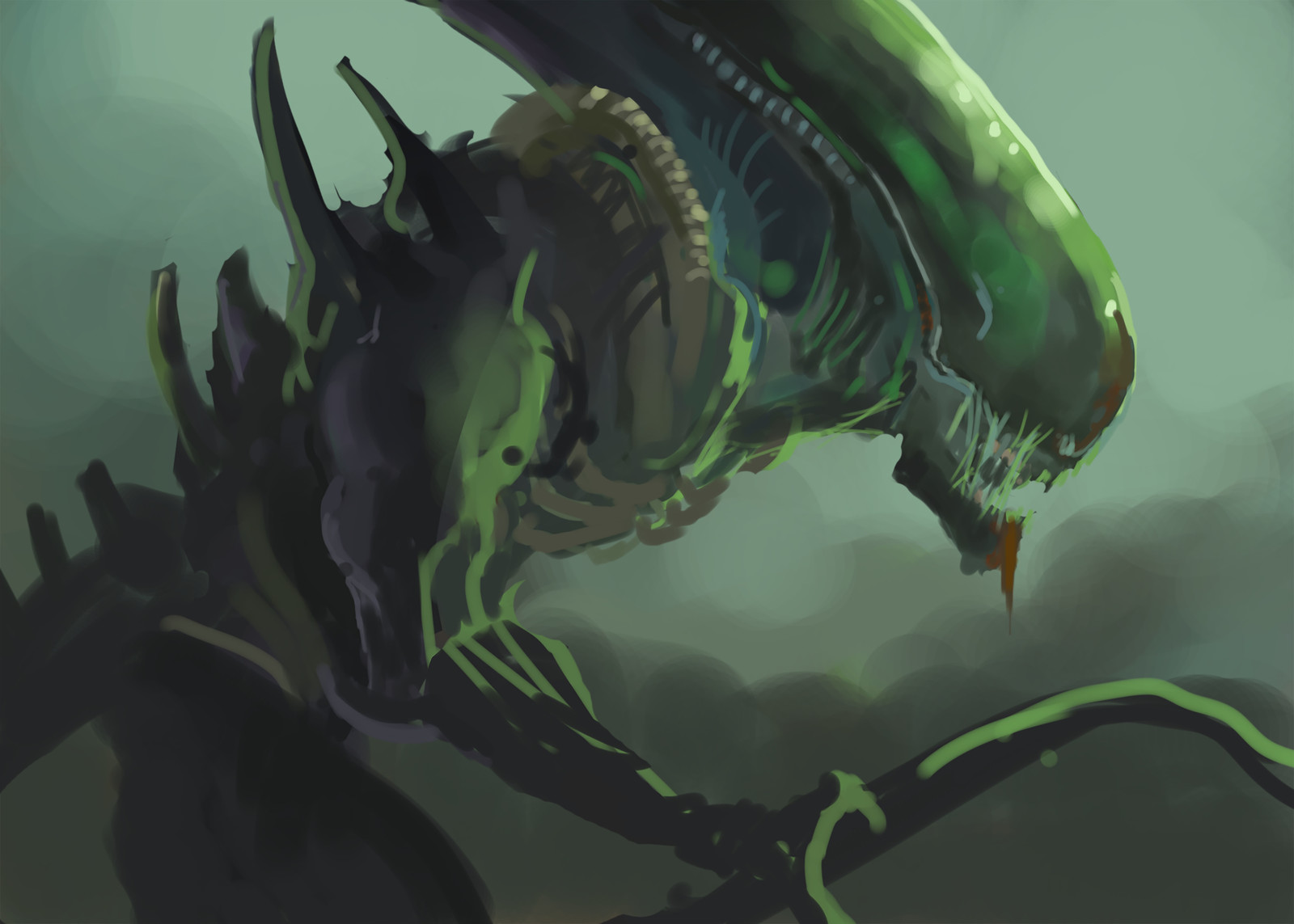 Guang Zou - Fox Alien Day Digital Art Battle 2