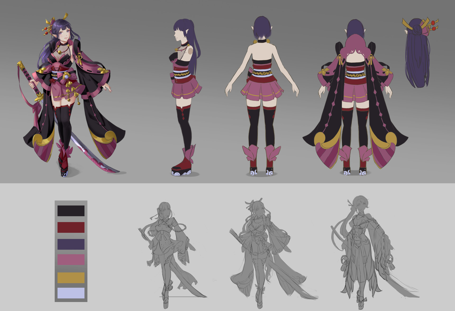 Qihui Zhang - 二次元角色设计