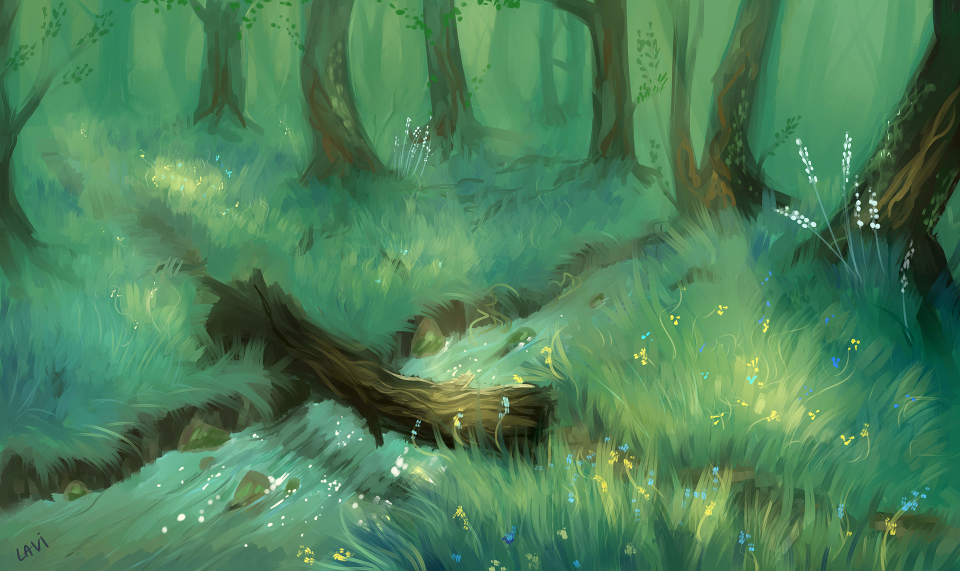 ArtStation - Forest Scene 1