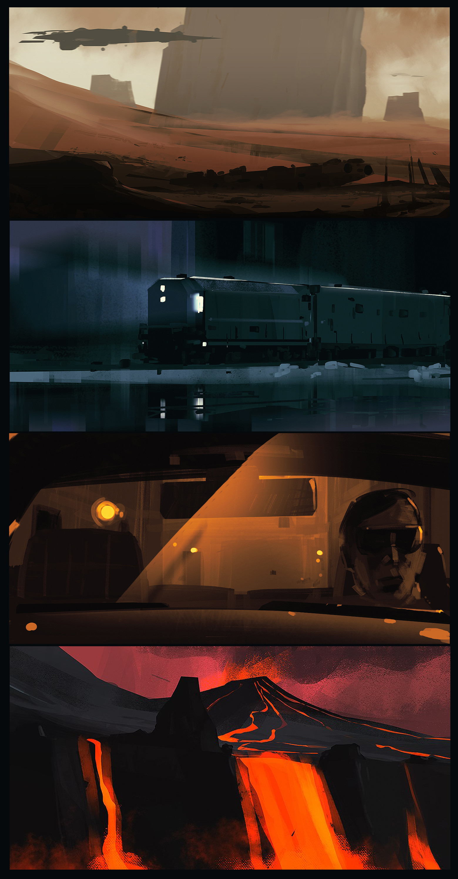 ArtStation - speedpaint sketches