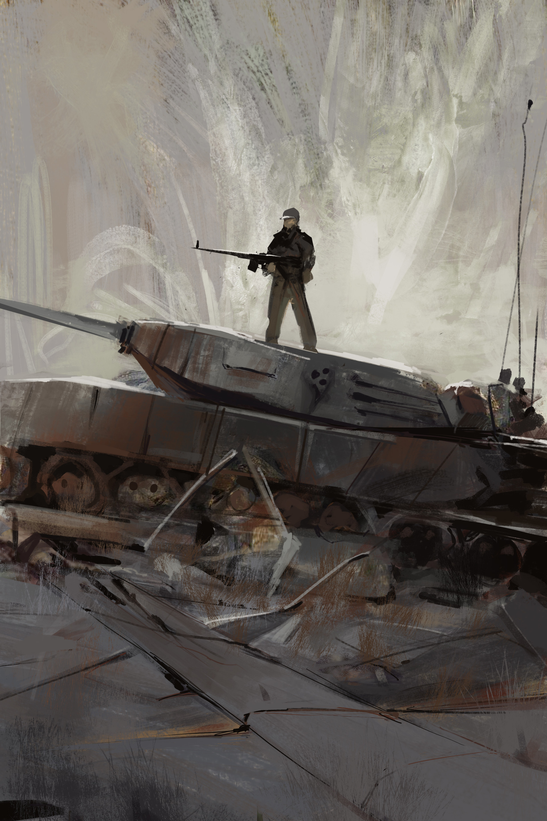 ArtStation - Tank Yard