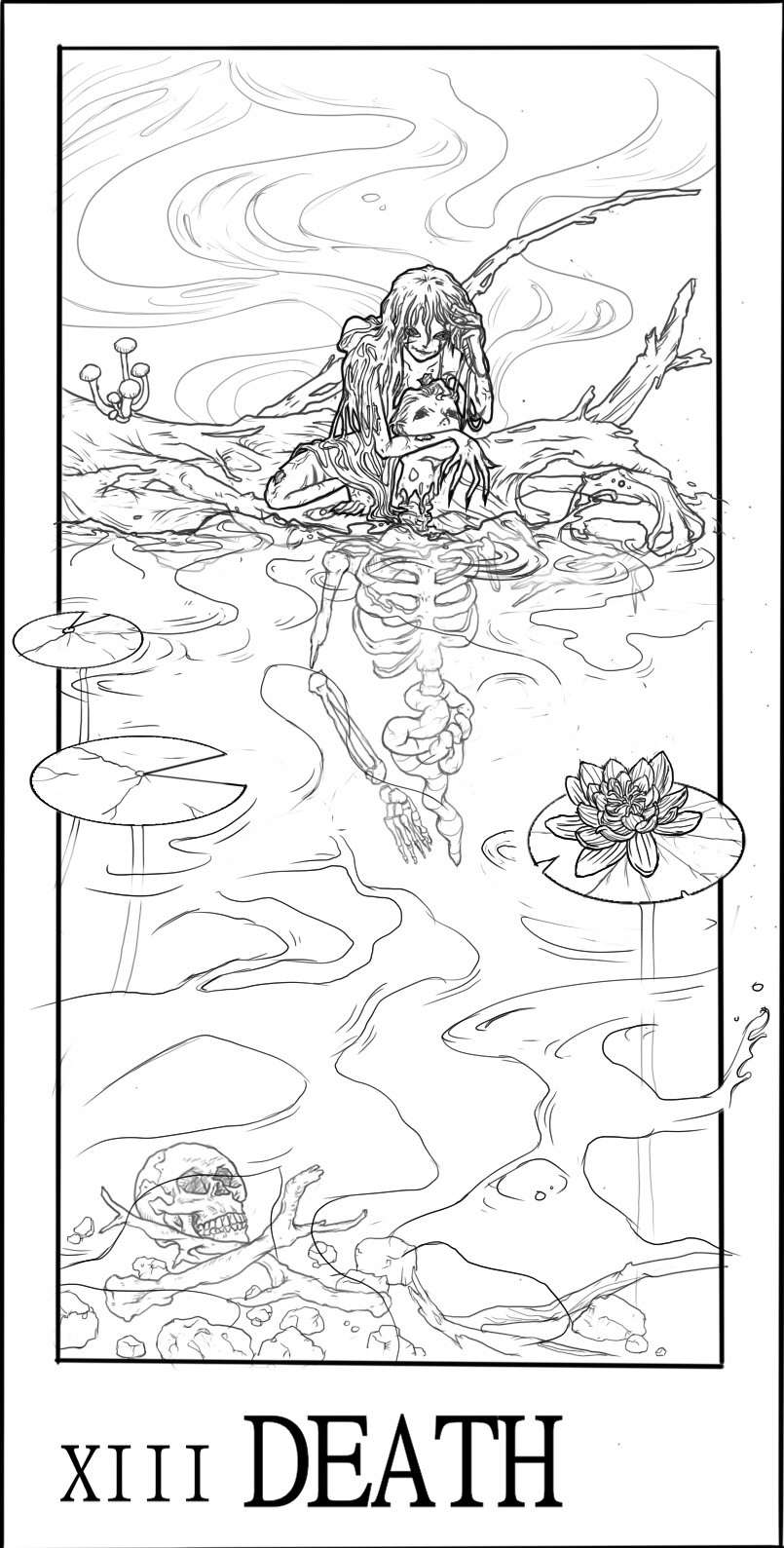 ArtStation - tarot card 13. Death