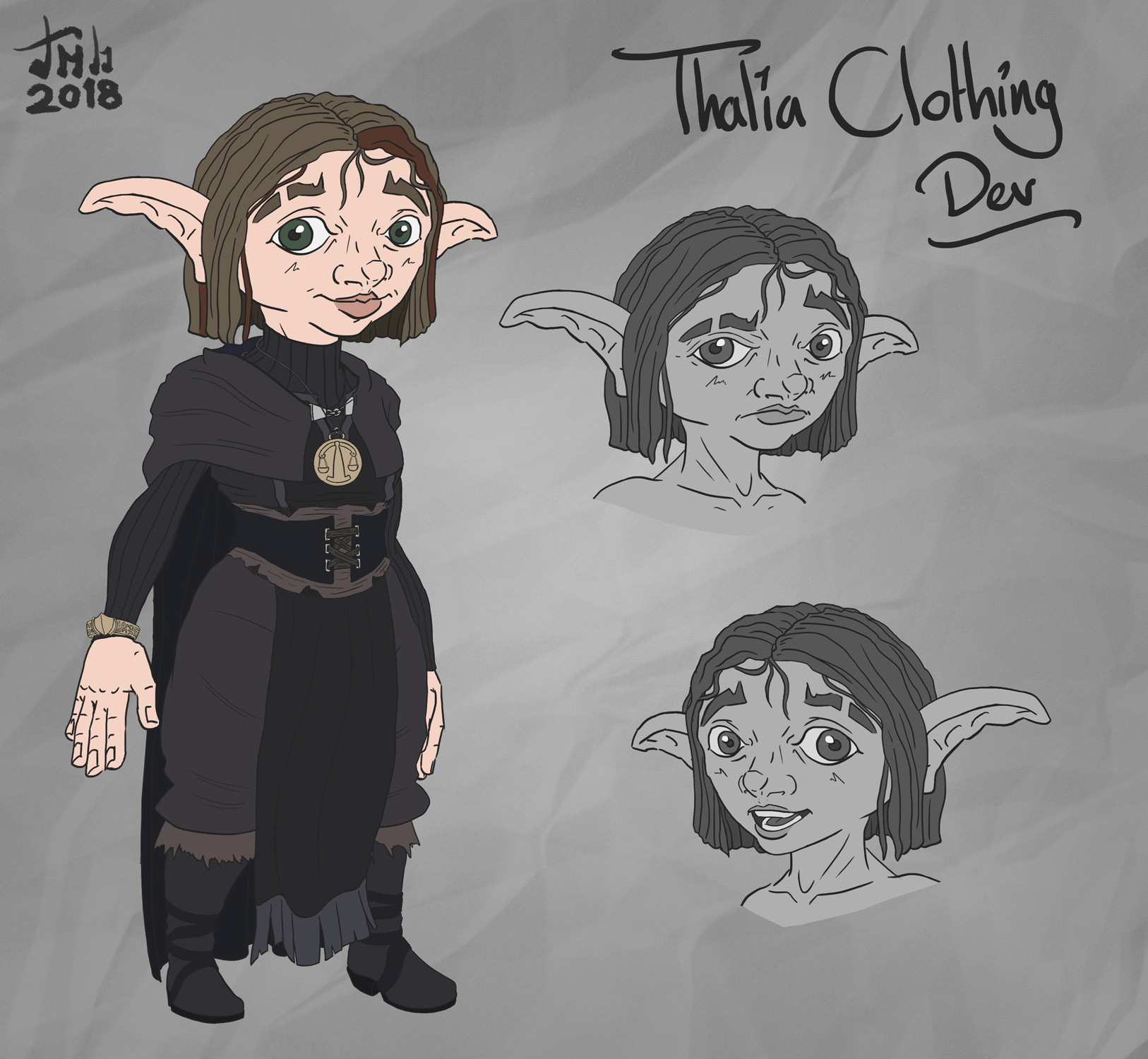 ArtStation - Thalia Clothing design work