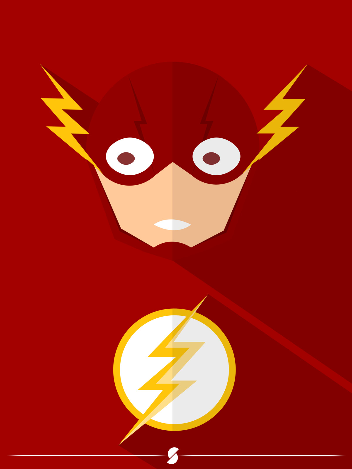 Sourav Singh Rawat - The Flash | Flat Art