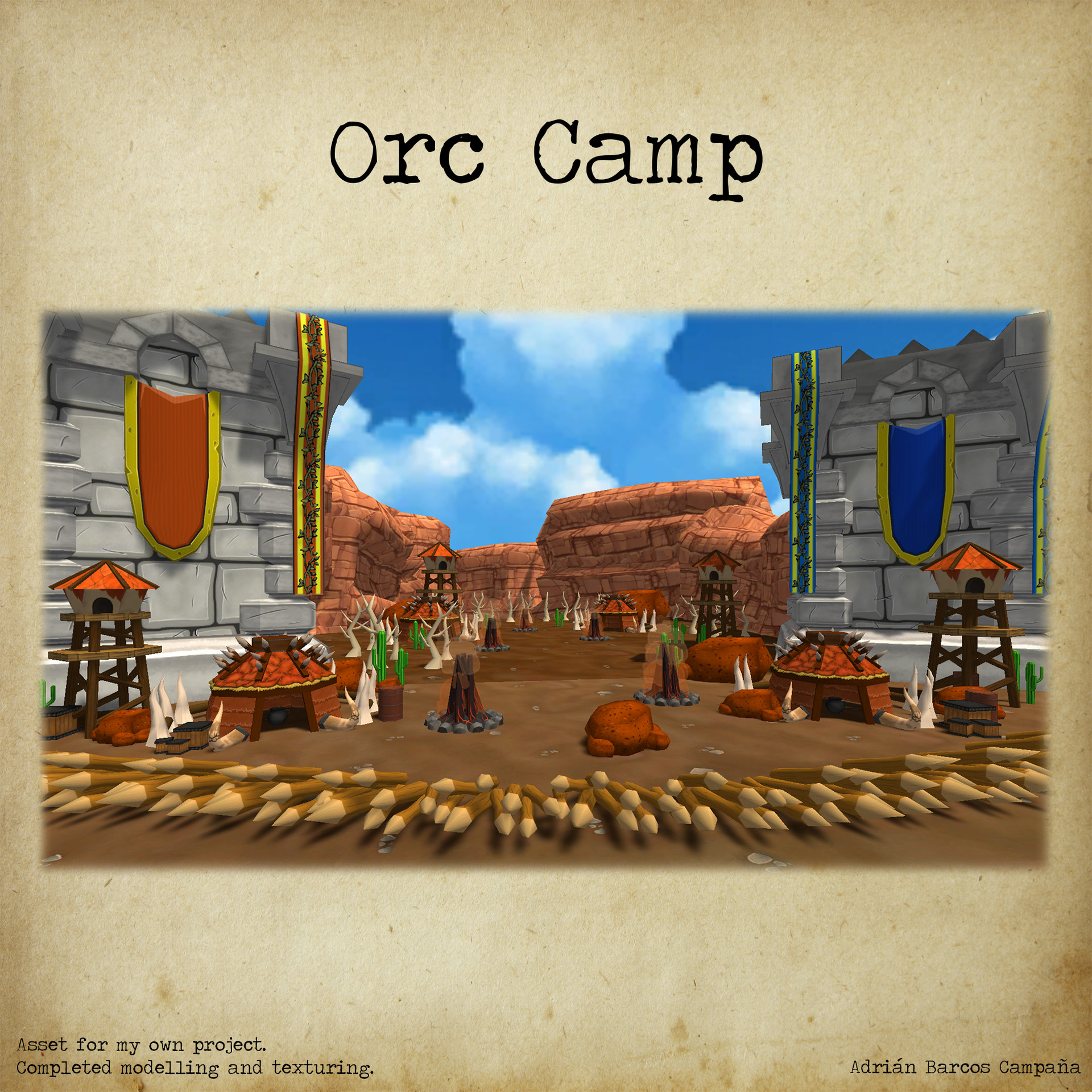 ArtStation - Orc Camp