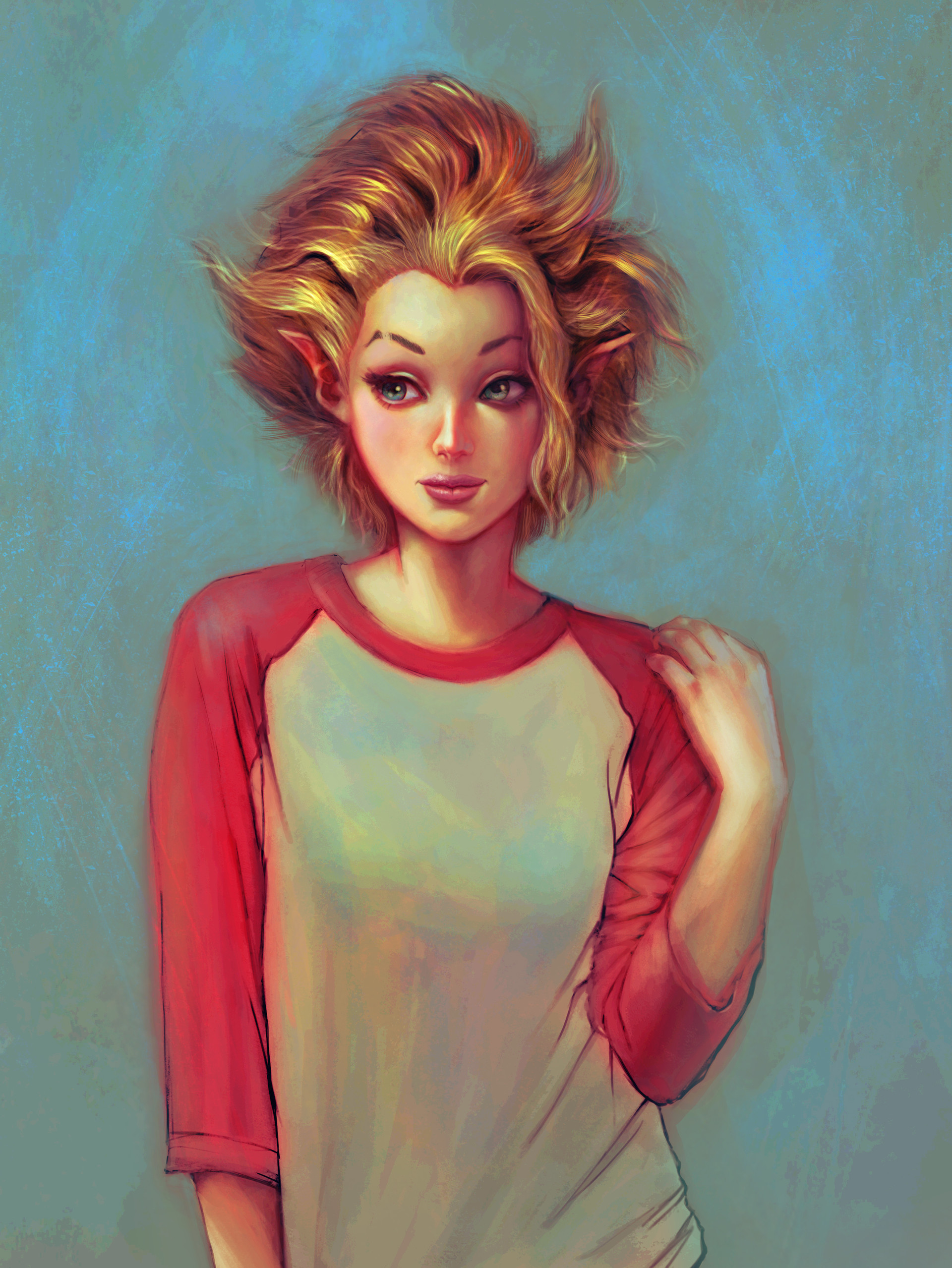 ArtStation - T shirt girl